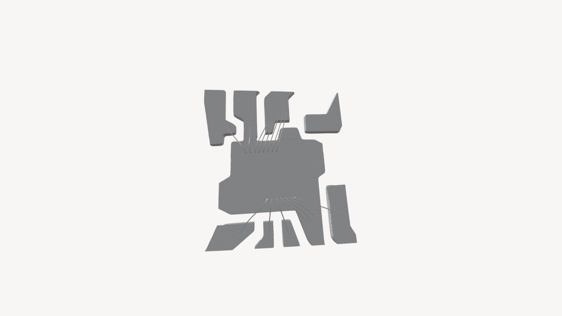 SOS component from an IC Circuit Board - Download Free 3D model by sarv ...
