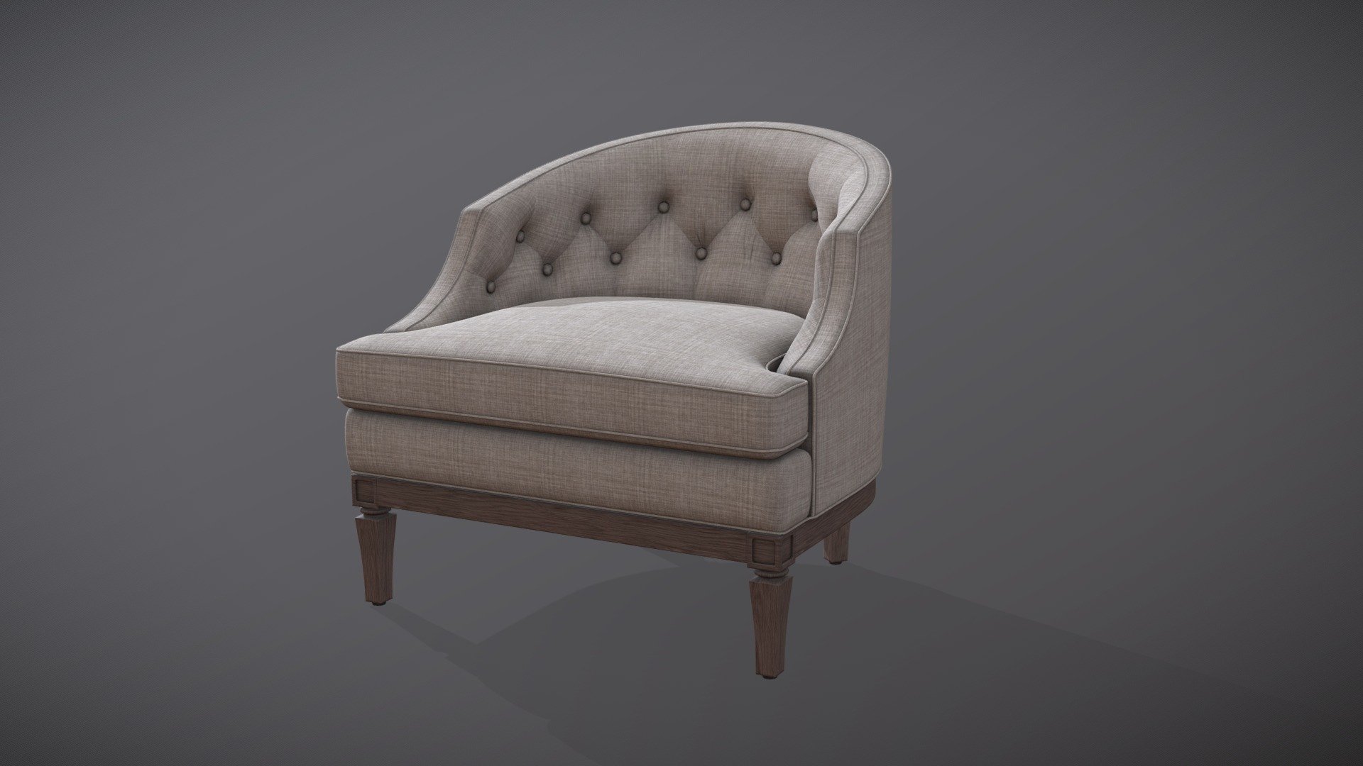 Fabric Chair - Download Free 3D model by Yaro_M [a7855dd] - Sketchfab