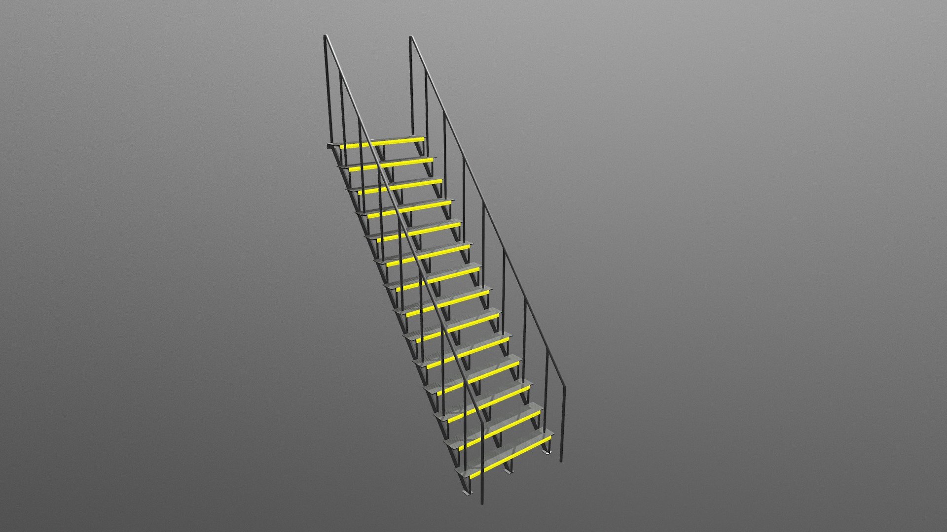 Stair-Ladder A 9-Ft Metal - Download Free 3D model by Krahazik [a785e38 ...