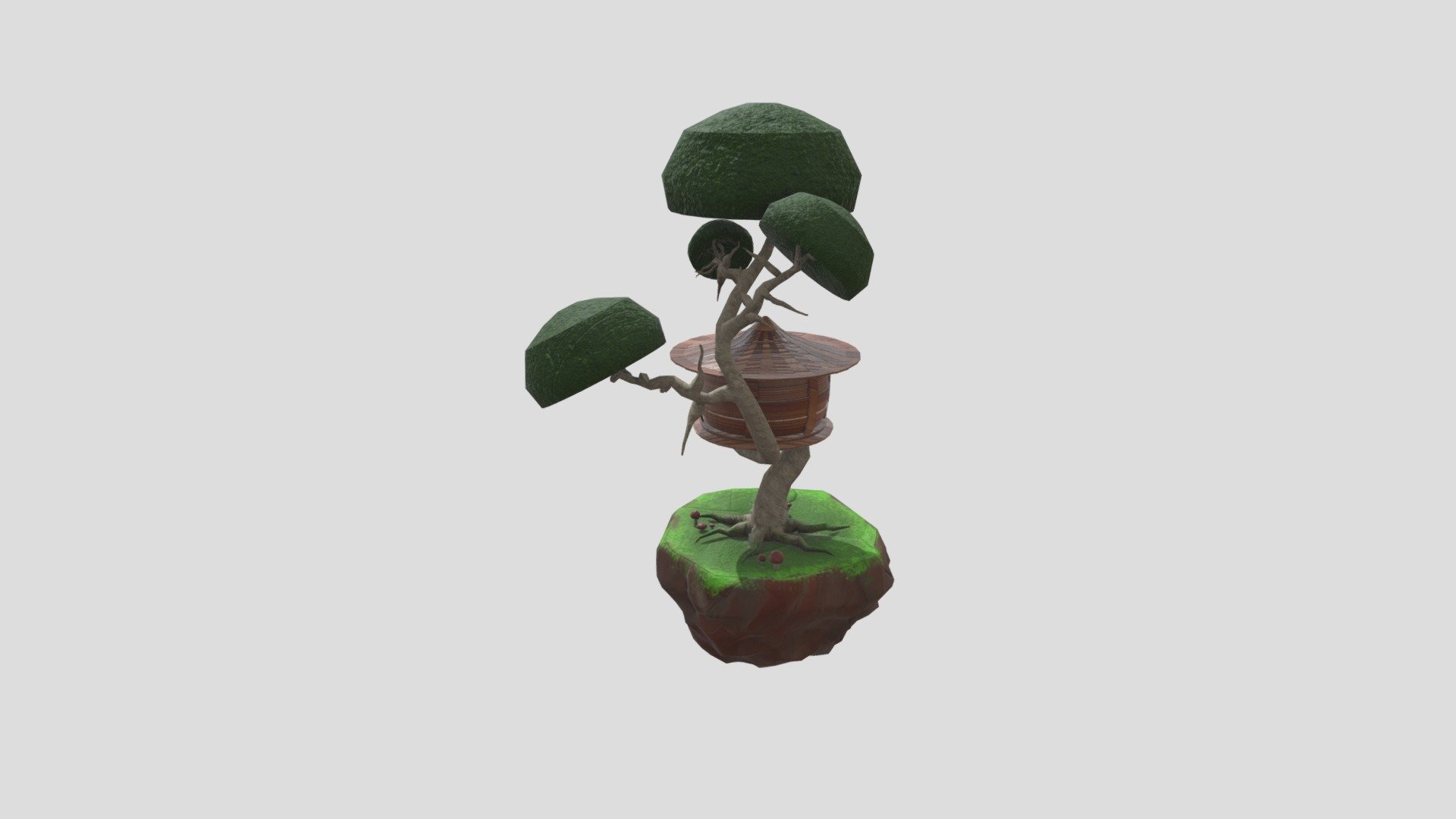 Wooden Treehouse - 3D model by milchend [a785f62] - Sketchfab