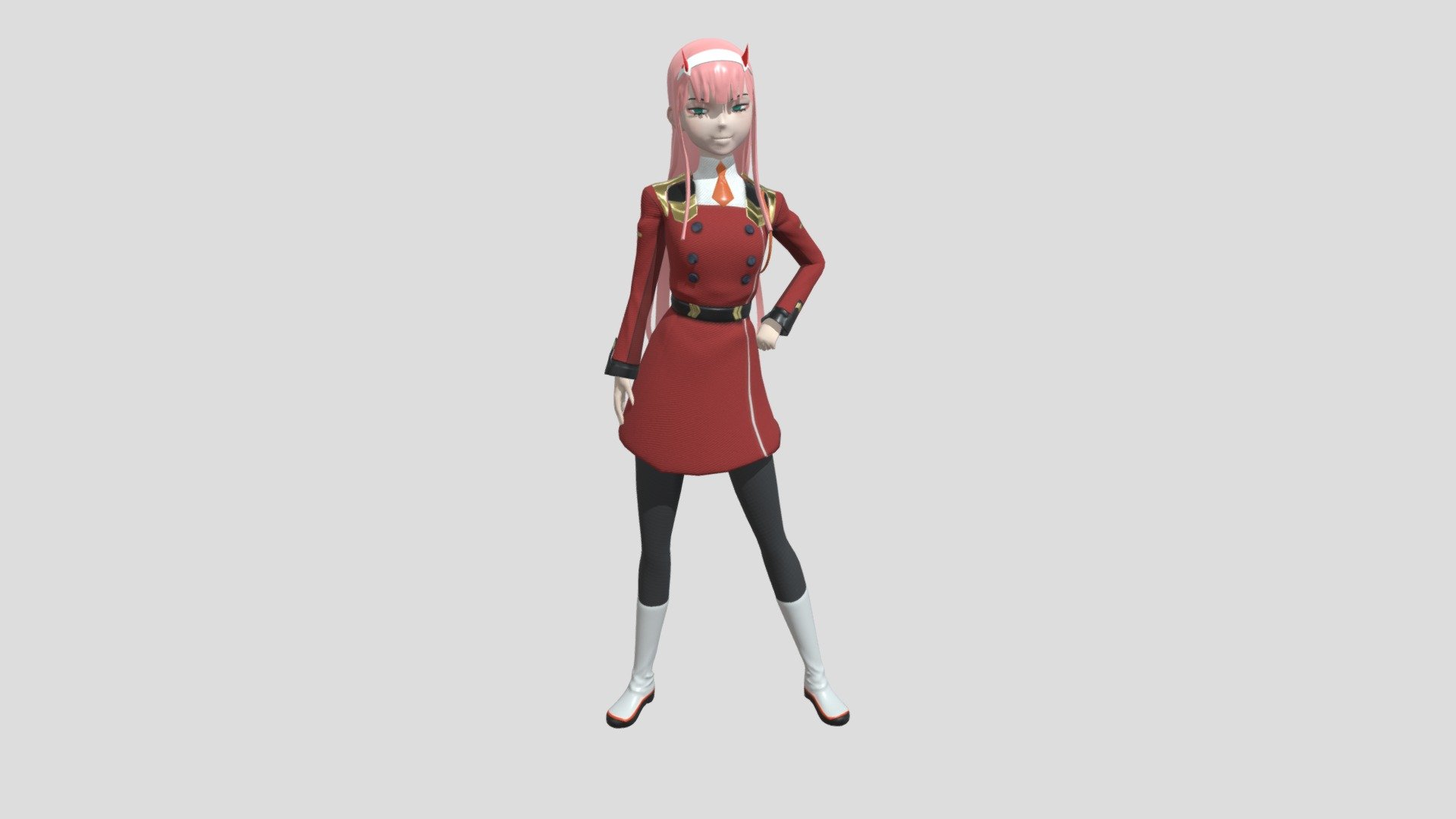 zero_two - 3D model by antinking (@ellinwey6007) [a785fe6] - Sketchfab