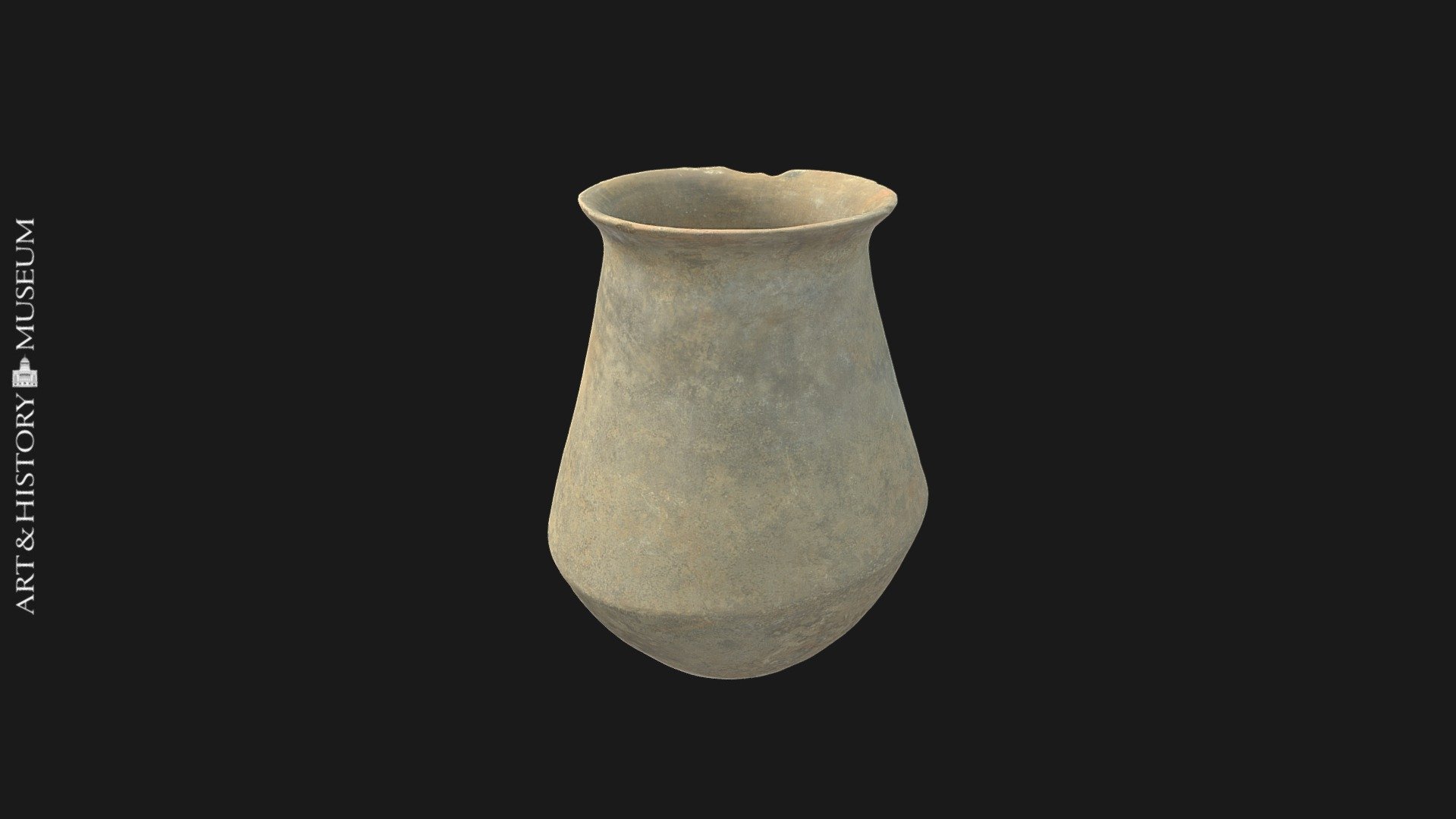 Carinated vase with flaring rim - PG.2807.1370 - Download Free 3D model ...