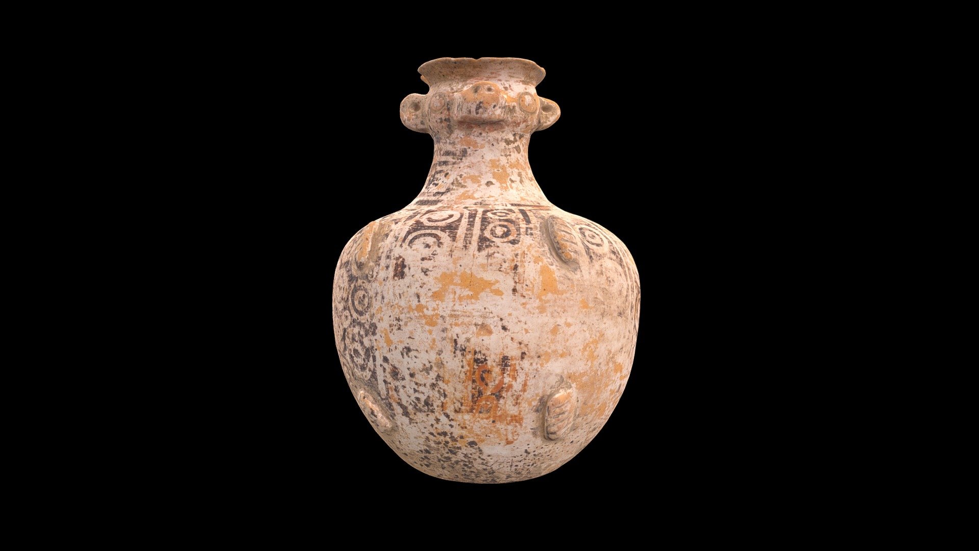 Recuay Bottle - 3D model by PIARA Peru (@PIARAPeru) [a7886d1] - Sketchfab