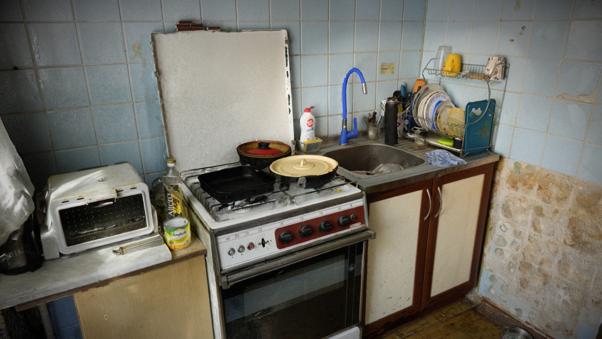 Old kitchen - 3D model by Neo_minigan (@neominigan) [a789e9f] - Sketchfab