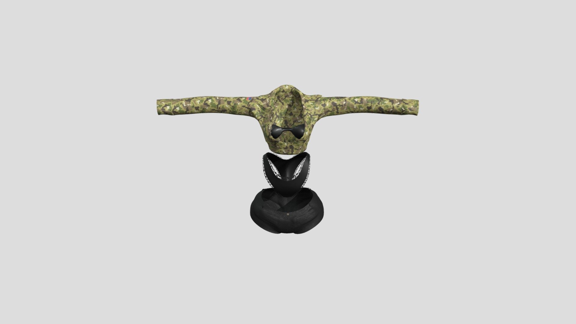 Cute Military Outfit - 3D model by Devin McCorquodale (@CrashedReality ...