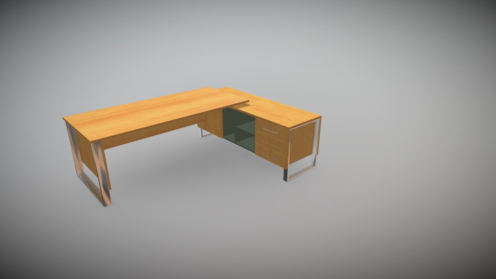 Executive Office Table - by SudiptKmr - Buy Royalty Free 3D model by ...