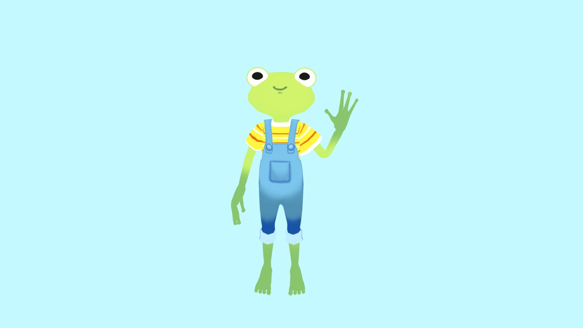 Frog character - 3D model by KyraKiweh24 [a78ff33] - Sketchfab