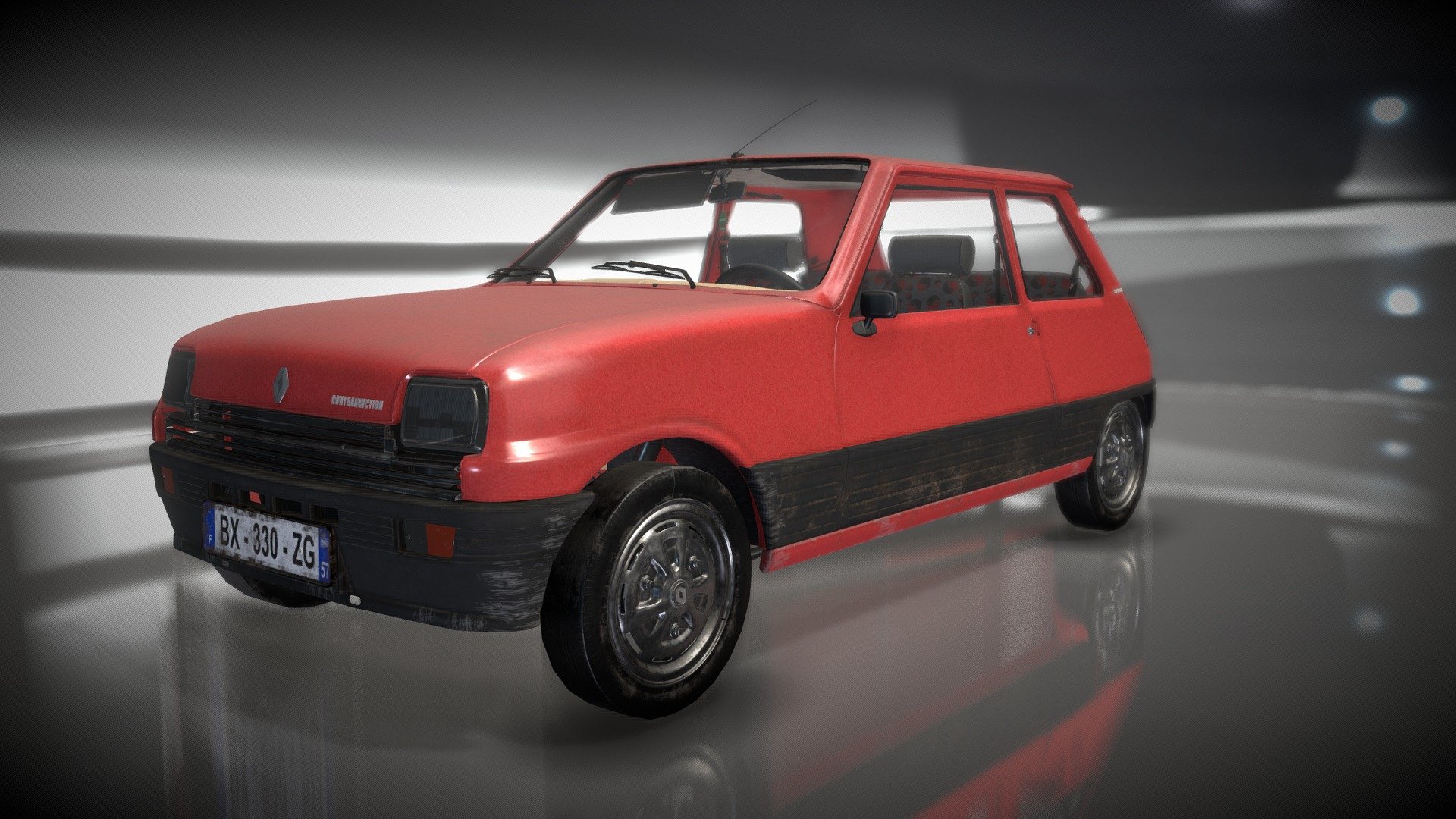 Renault 5 - R5 - Contraddiction Serie MH - 3D model by niouhop [a790abc ...