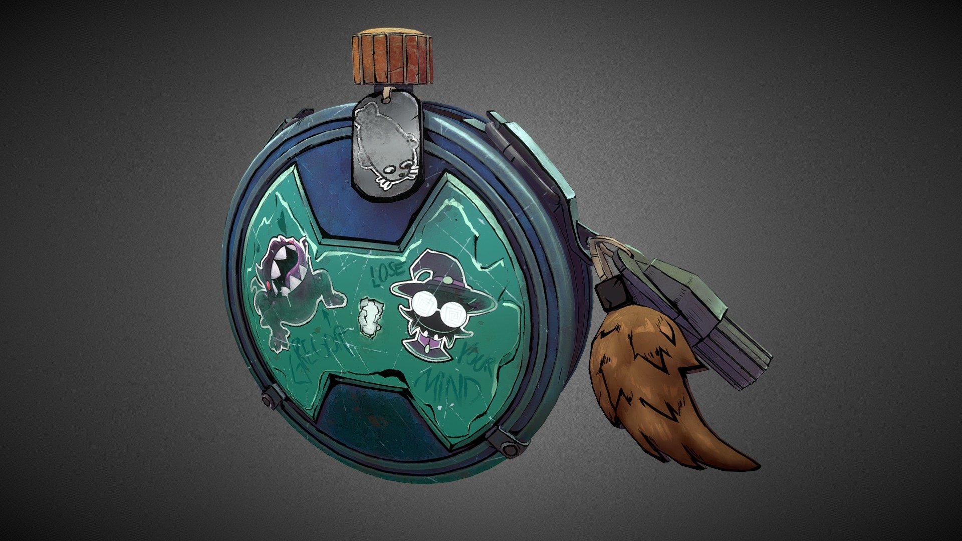 Blood Mod - Borderlands Fan Art - 3D model by Juano (@Juanovich ...