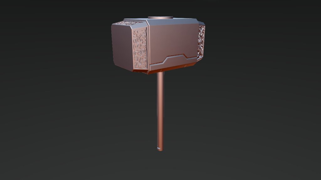 Mjolnir Assembly - 3D model by cosplaydave [a7915d8] - Sketchfab
