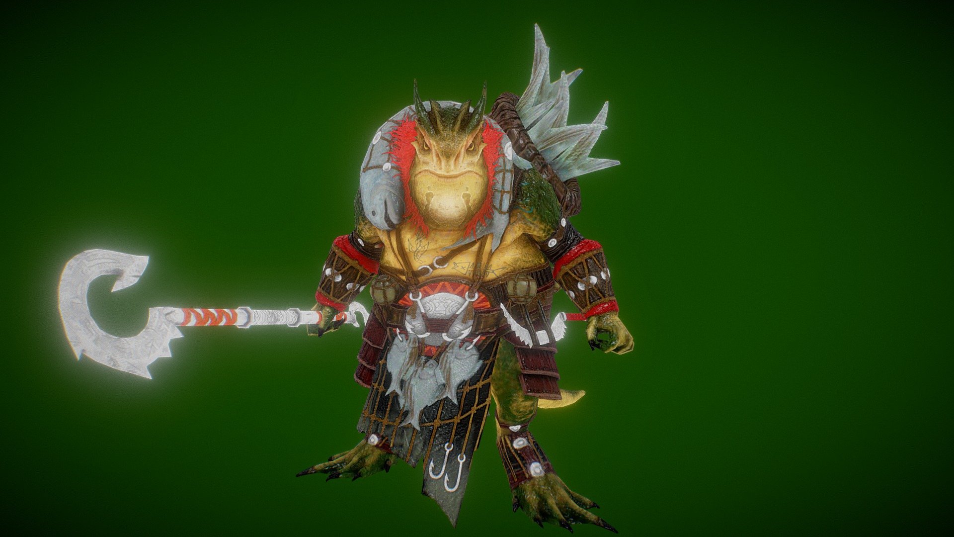 Frog ogre - Buy Royalty Free 3D model by Luna Studio (@StudioLuna ...