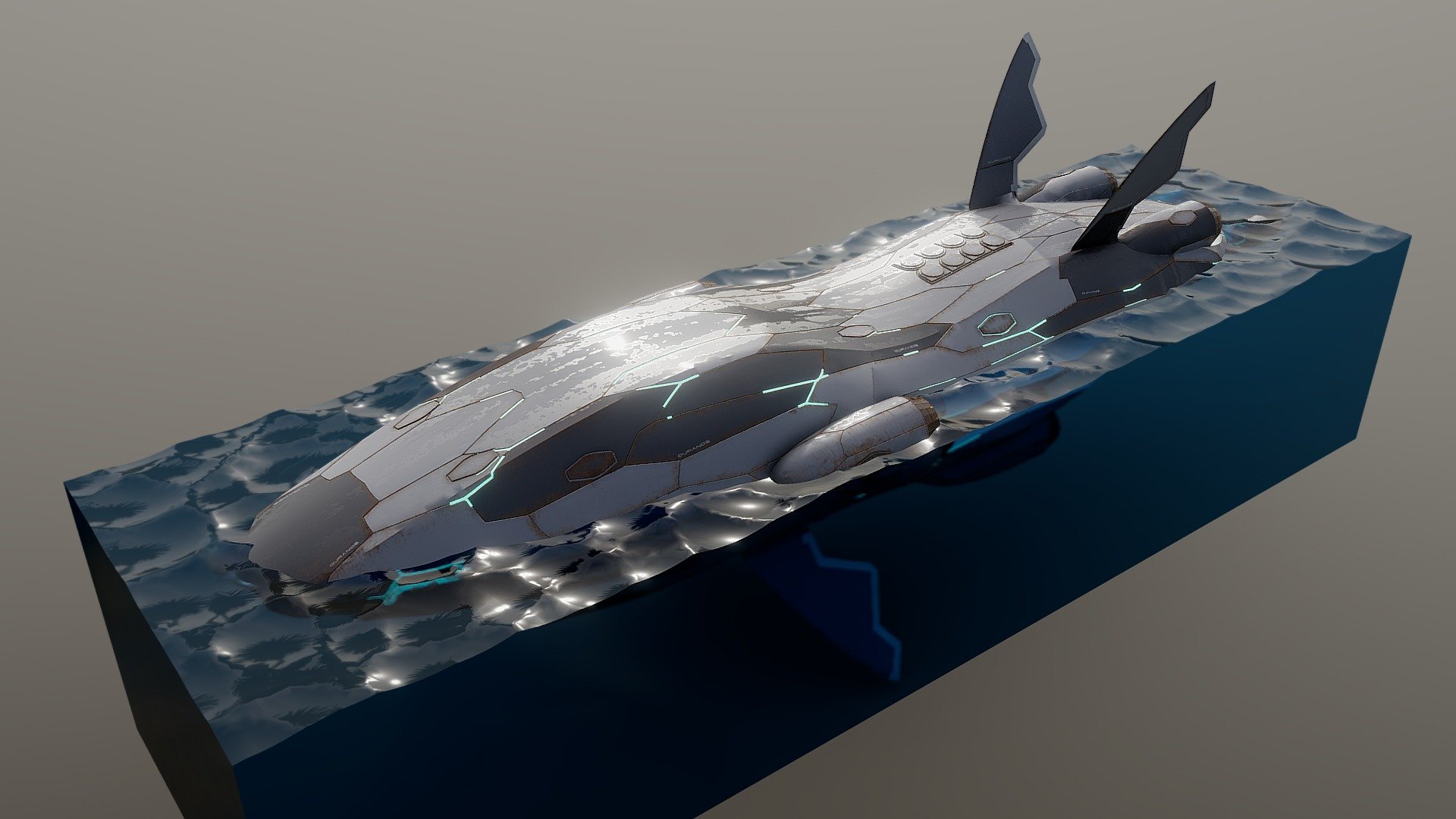 Procedural Hard Surface Modeling Test 15.001 - 3D model by asaito ...