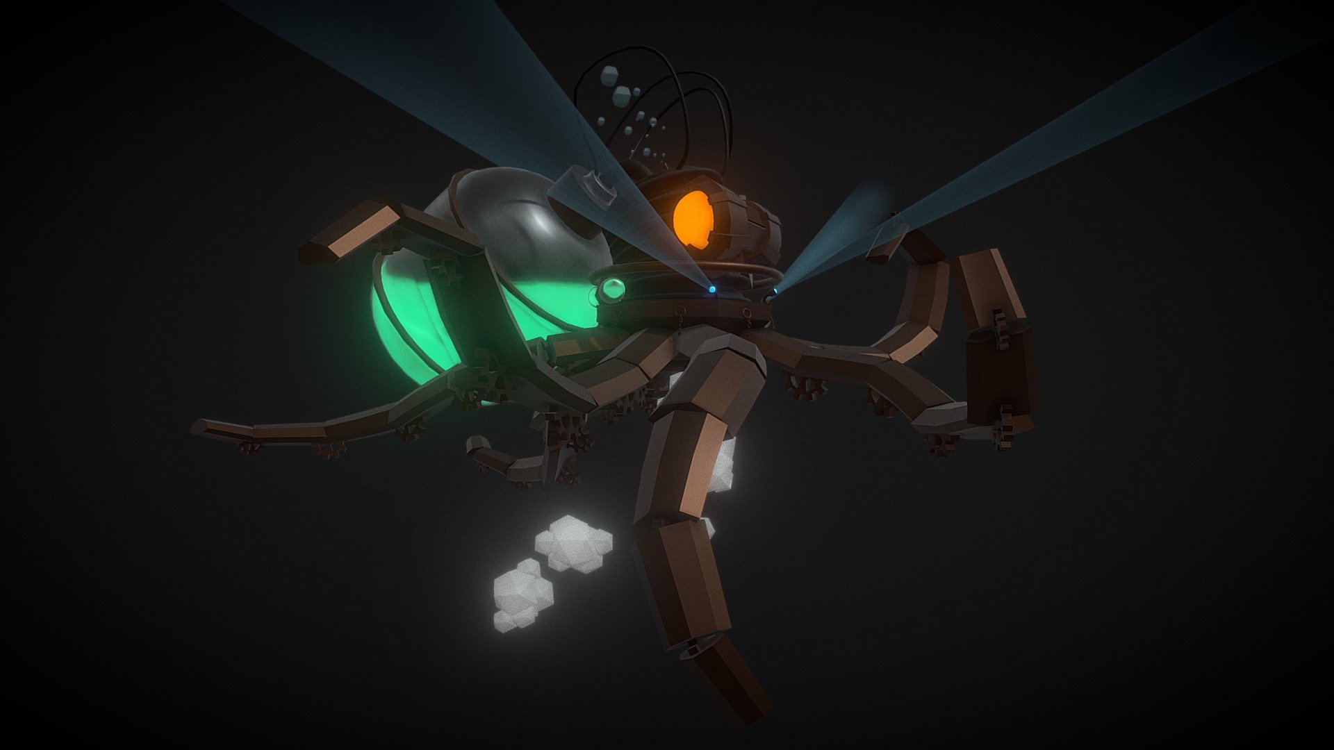 Mechanical Octopus - 3D model by Lorenzo Mugianesi (@lorenzo.mugianesi ...