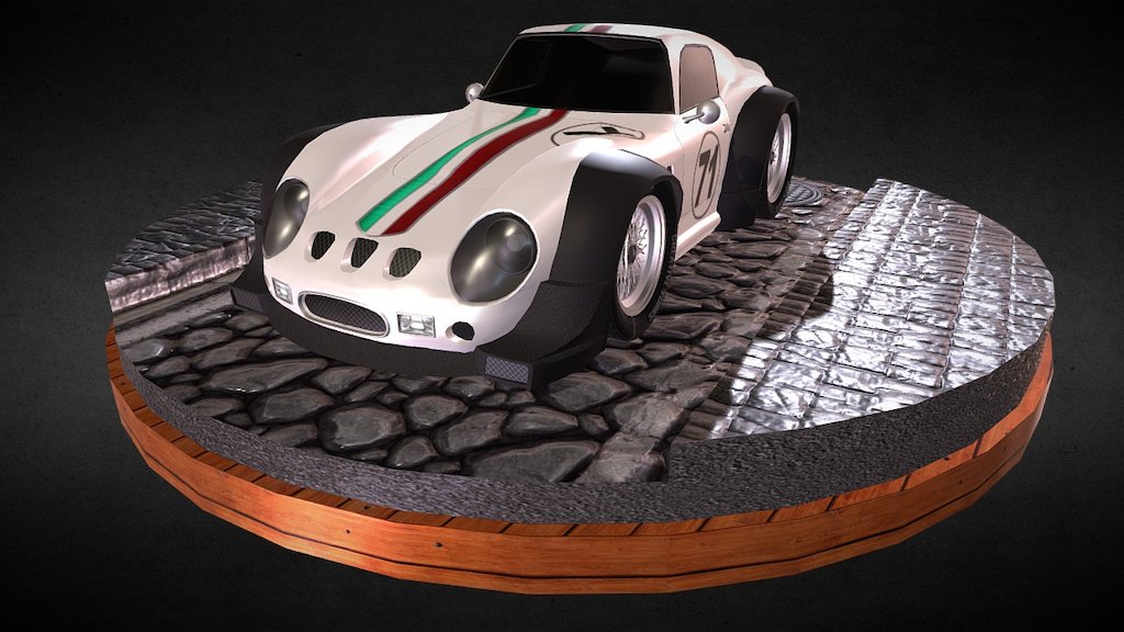 MLP Ferrari 250 GTO - 3D model by jdaniel_92 (@jdaniel_gz) [a79442f ...