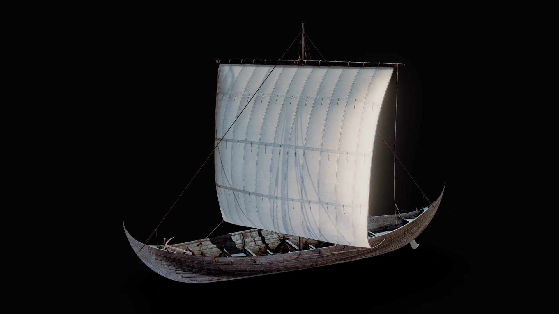 Viking Trader - Skuldelev 3 - Buy Royalty Free 3D model by Opus Poly ...