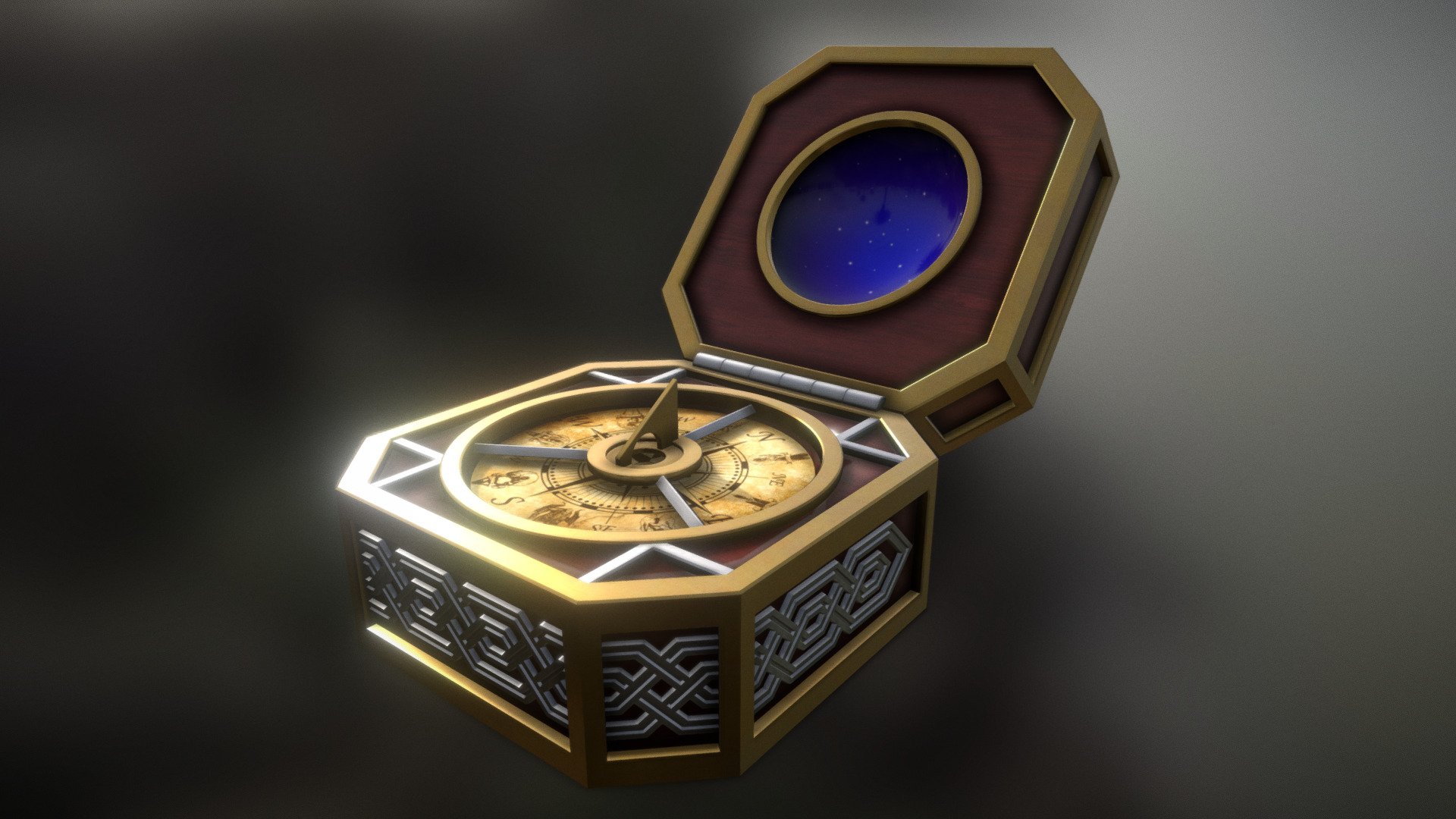 Compass - 3D model by Alex_Zup [a796465] - Sketchfab