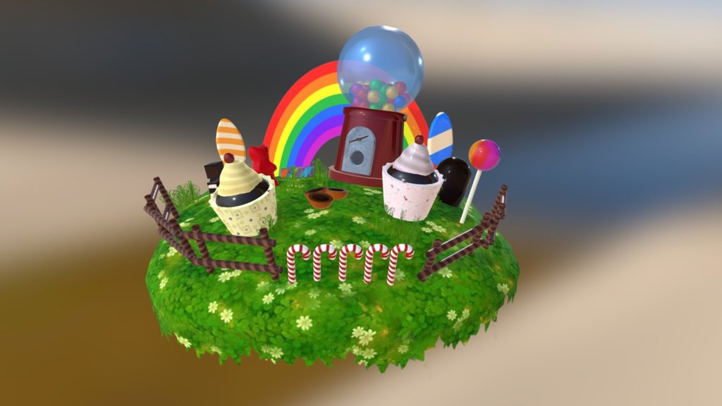CandyBrains Candy-Diorama - 3D model by Nils Gudat (@nilsgudat ...