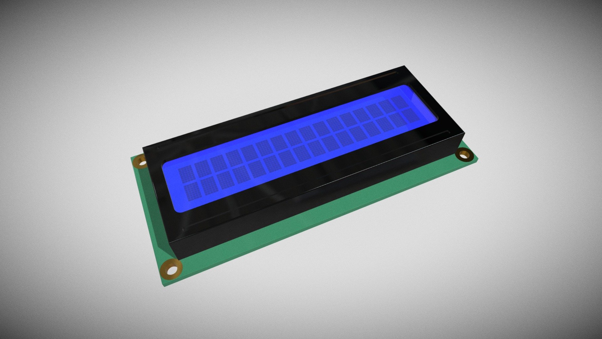 Display LCD 16X2 - Download Free 3D model by Robótica Paraná ...
