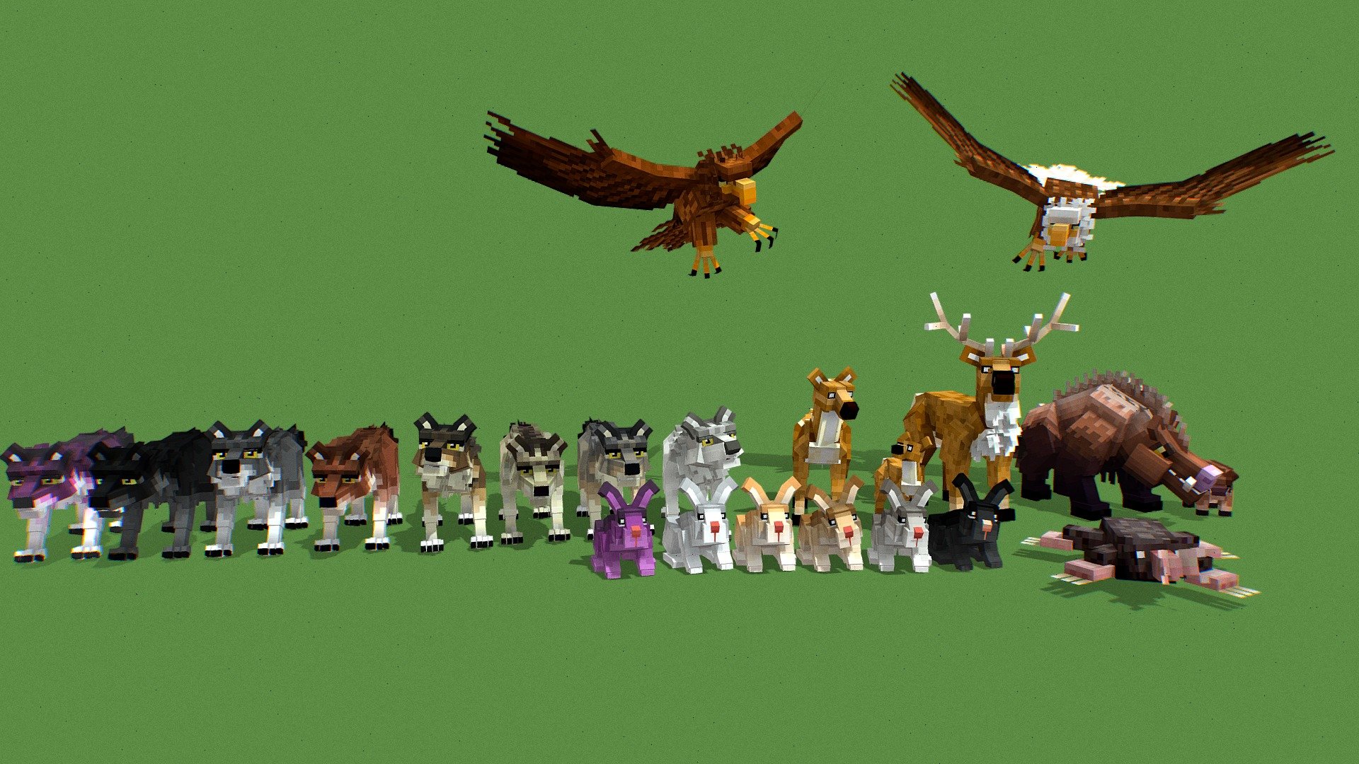 Minecraft Taiga Pack - Buy Royalty Free 3D model by MexBot.Arts ...