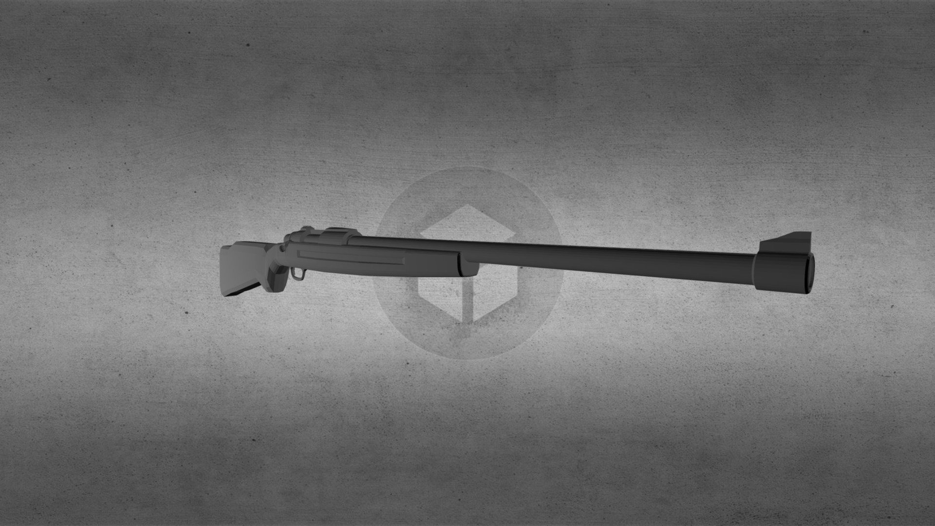 Hunter Rifle - 3D model by fringatoonstudios [a799e40] - Sketchfab