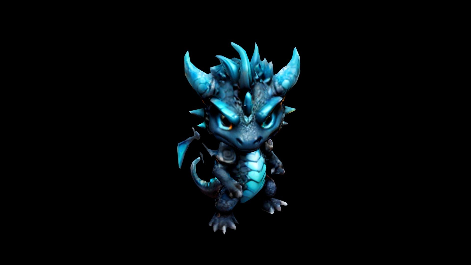 Dragon (CGI, standing, armor) - Download Free 3D model by klrxyz ...