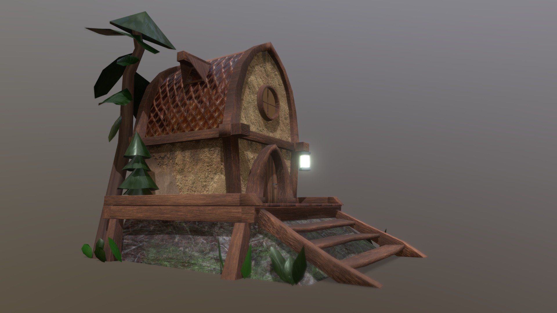 Tree house Model in 3ds MAX - 3D model by gamar41 [a79ab33] - Sketchfab