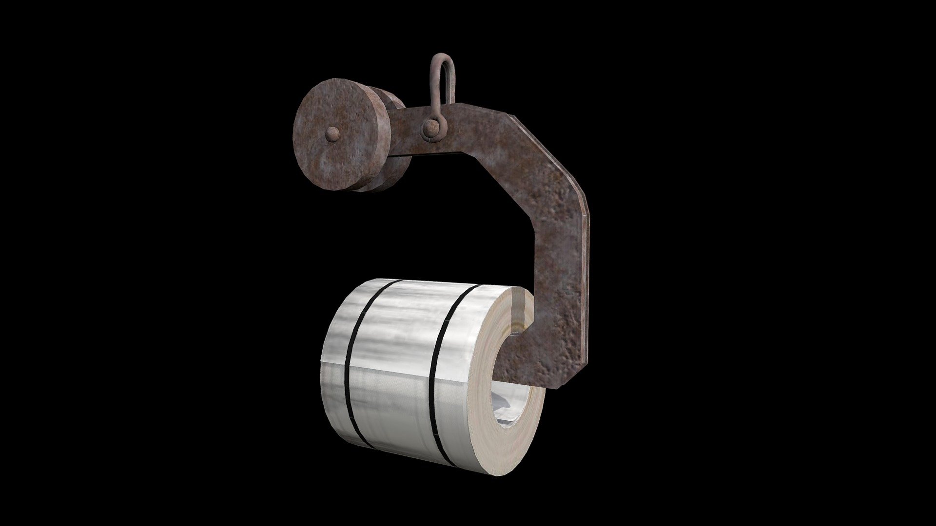 Steel Coil with Lifter - 3D model by Direct Dimensions (@dirdim ...