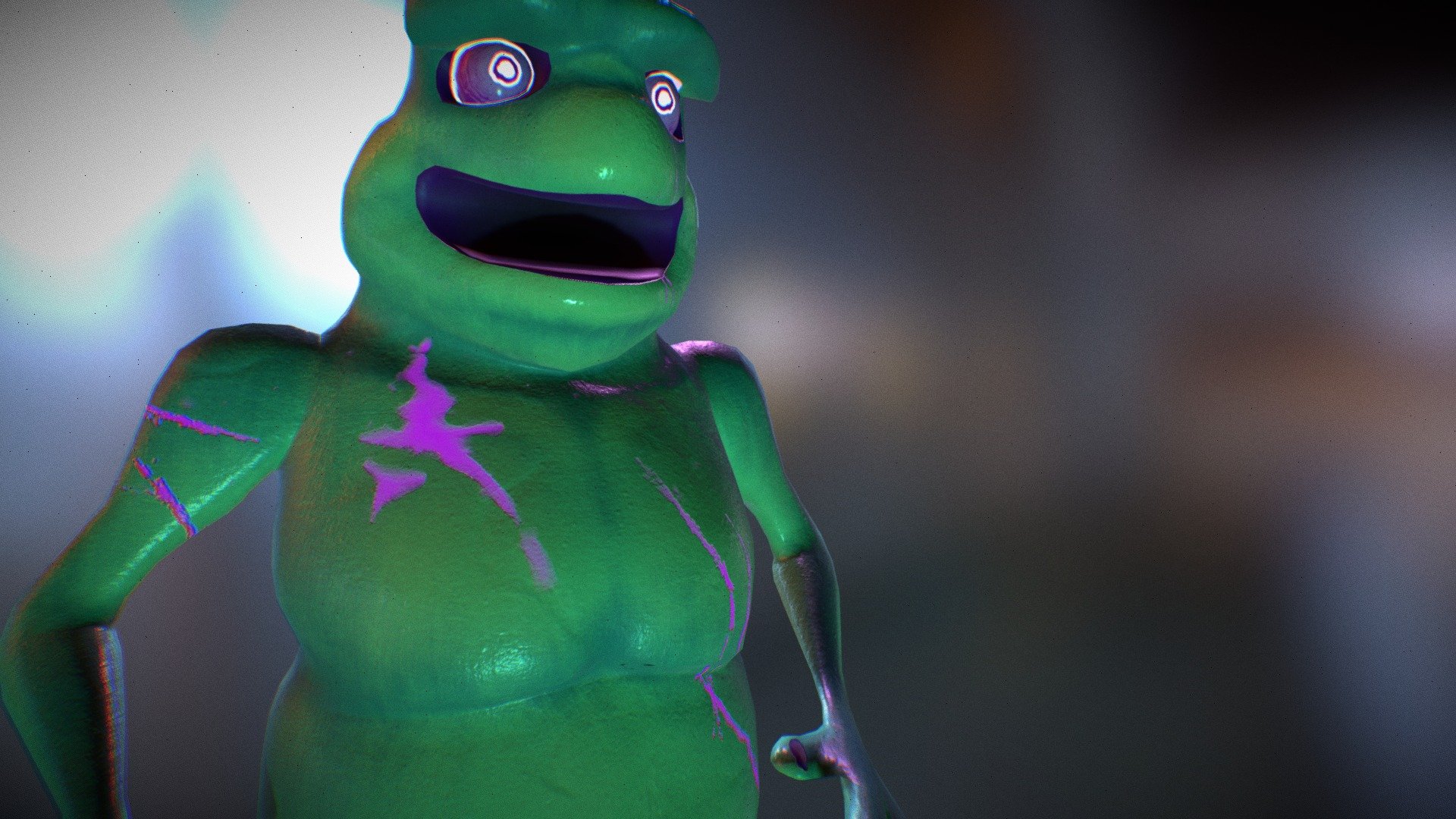 Cartoonish Poltergeist [ANIMATED] - 3D model by kjcurtis [a79cae9 ...