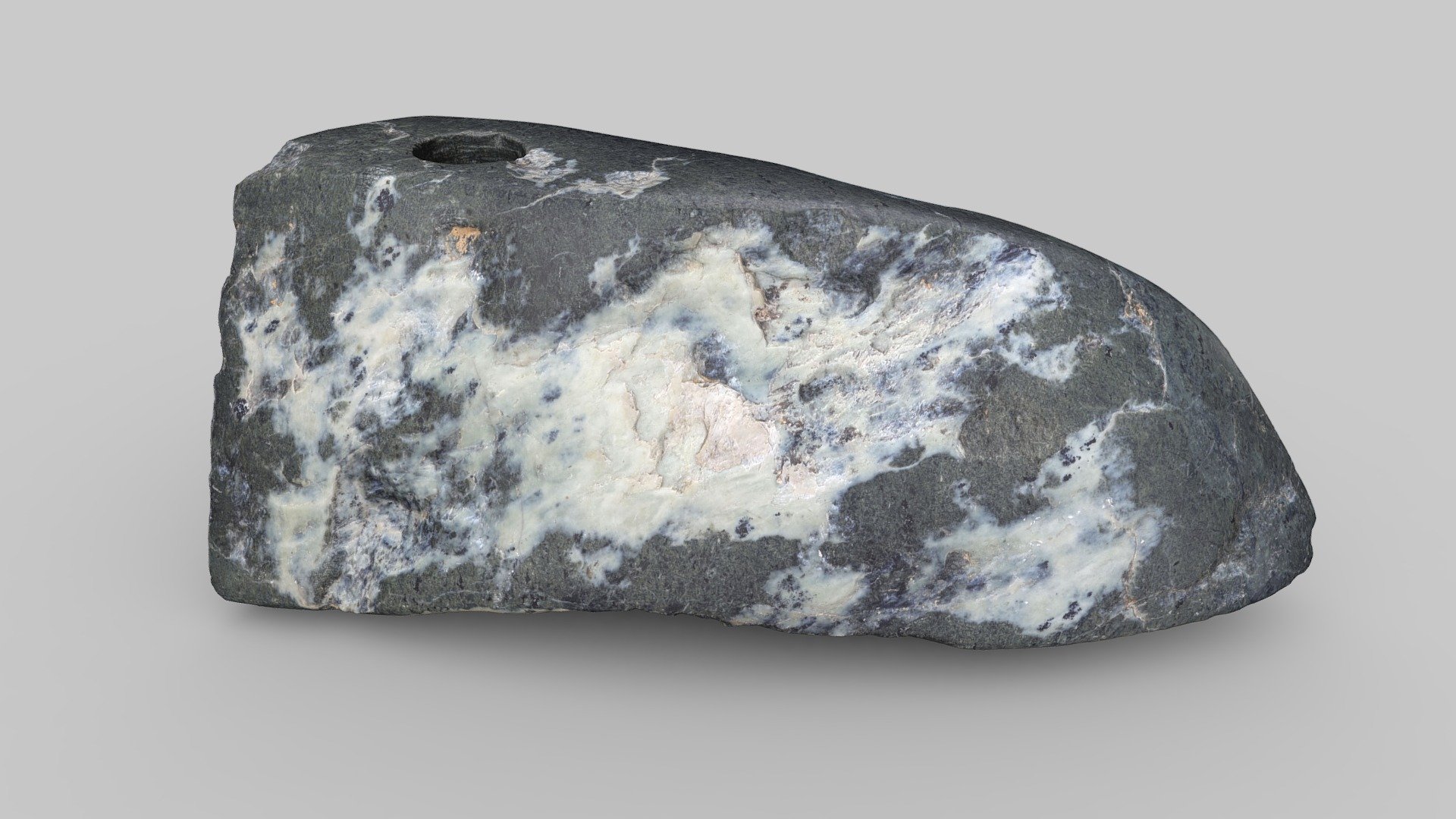 Axe-like tool made from greenstone - Download Free 3D model by ...