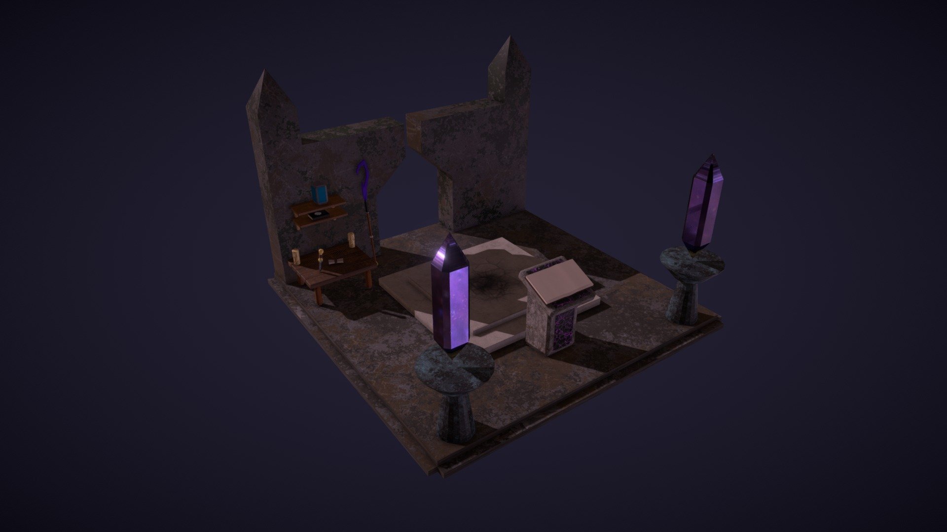 Necromancers Summoning Lair - 3D model by AAJM92 [a79d25c] - Sketchfab