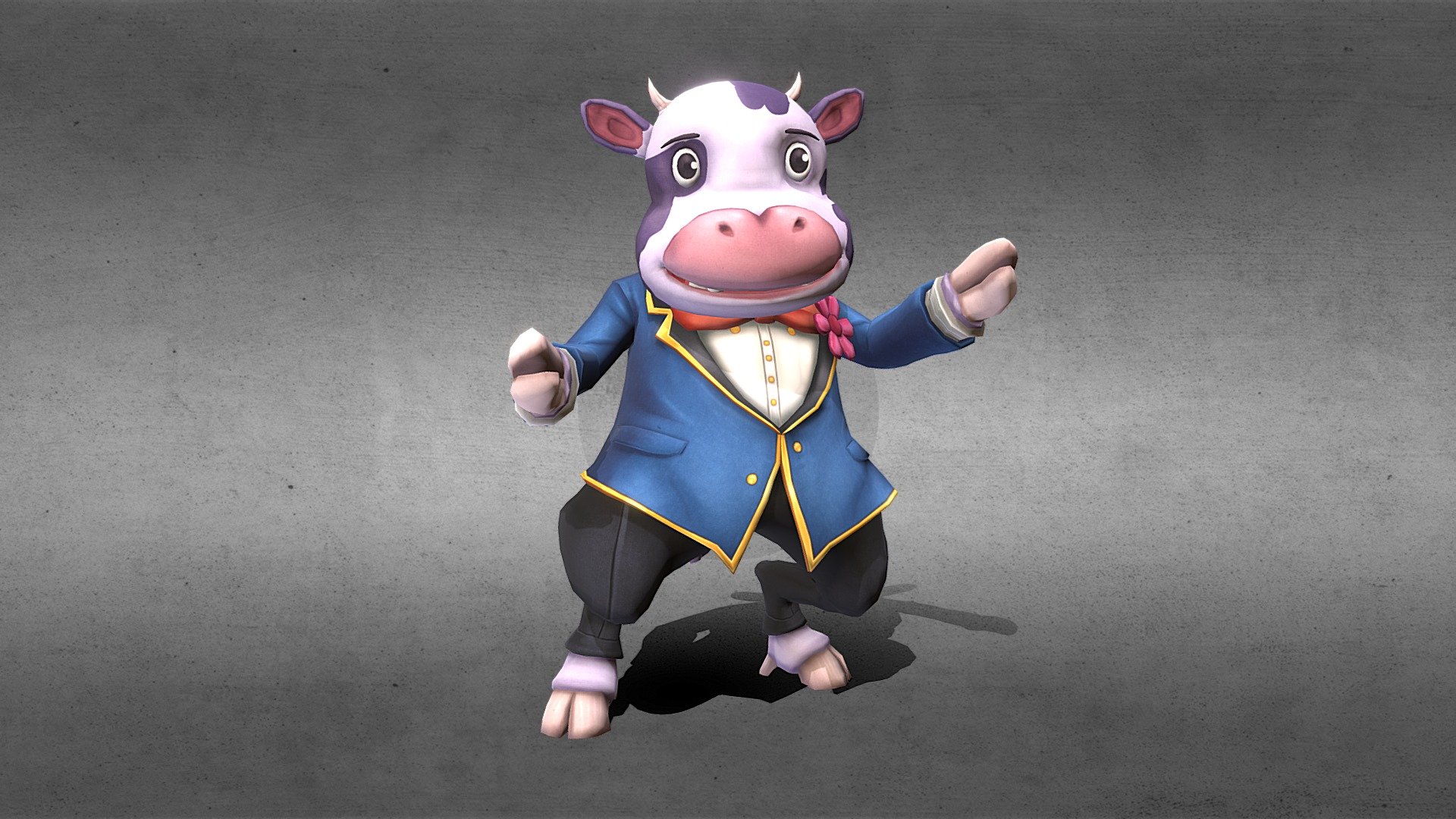 Bamboo_Cow - 3D model by Success Sky (@Ricky.at.SuccessSky) [a7a11c5 ...