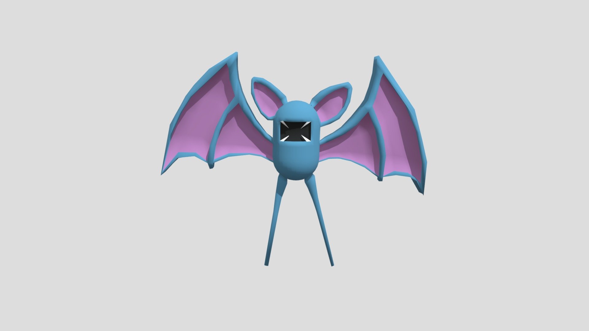 Zubat - Download Free 3D model by Mormont (@Mormontt) [a7a2126] - Sketchfab
