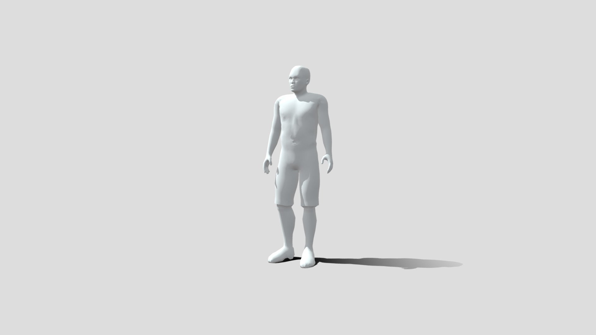 Black Athelete Idle - 3D model by ShiniX [a7a49c4] - Sketchfab