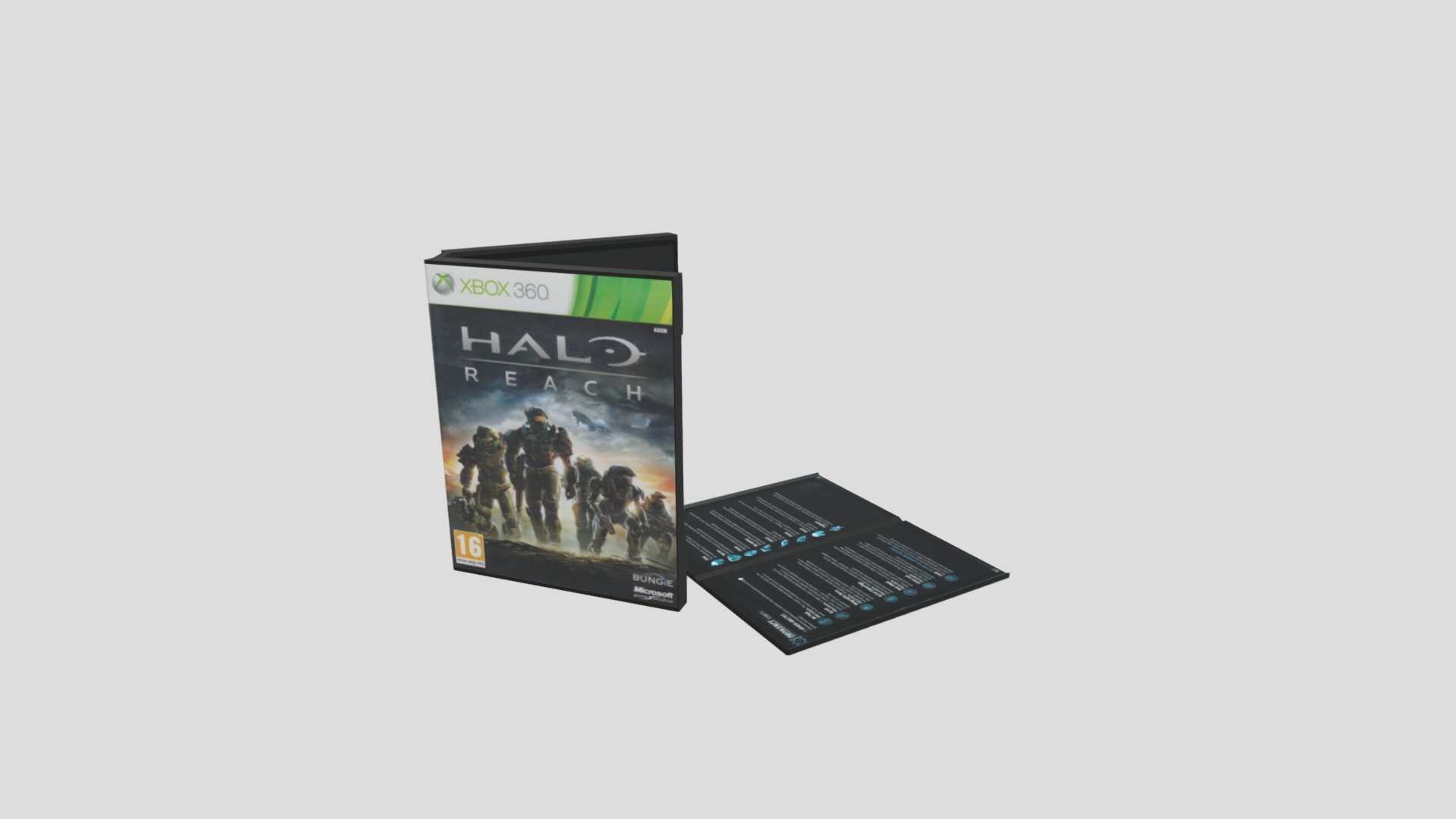 Halo Reach Video Game Case - 3D model by lucien lawson (@lucienlawson1 ...