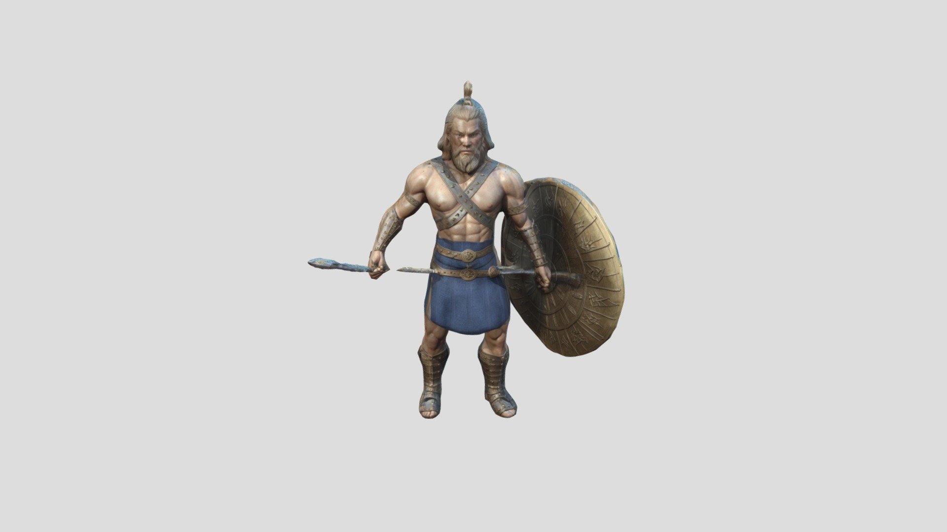 Warrior 3d model - Download Free 3D model by Tushar___ [a7a9c36 ...