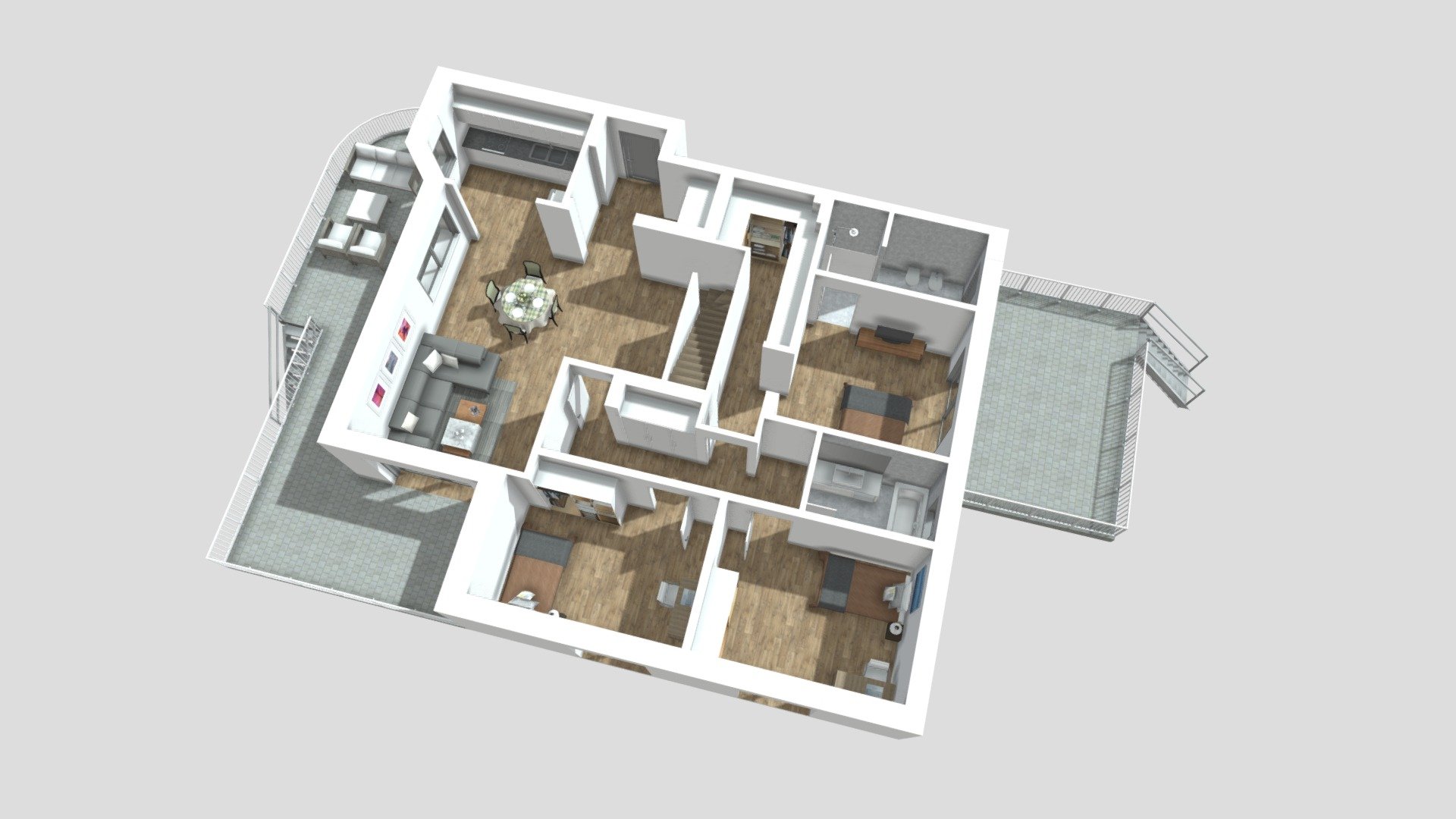 GROUND FLOOR - 3D model by long_vn [a7aaf13] - Sketchfab
