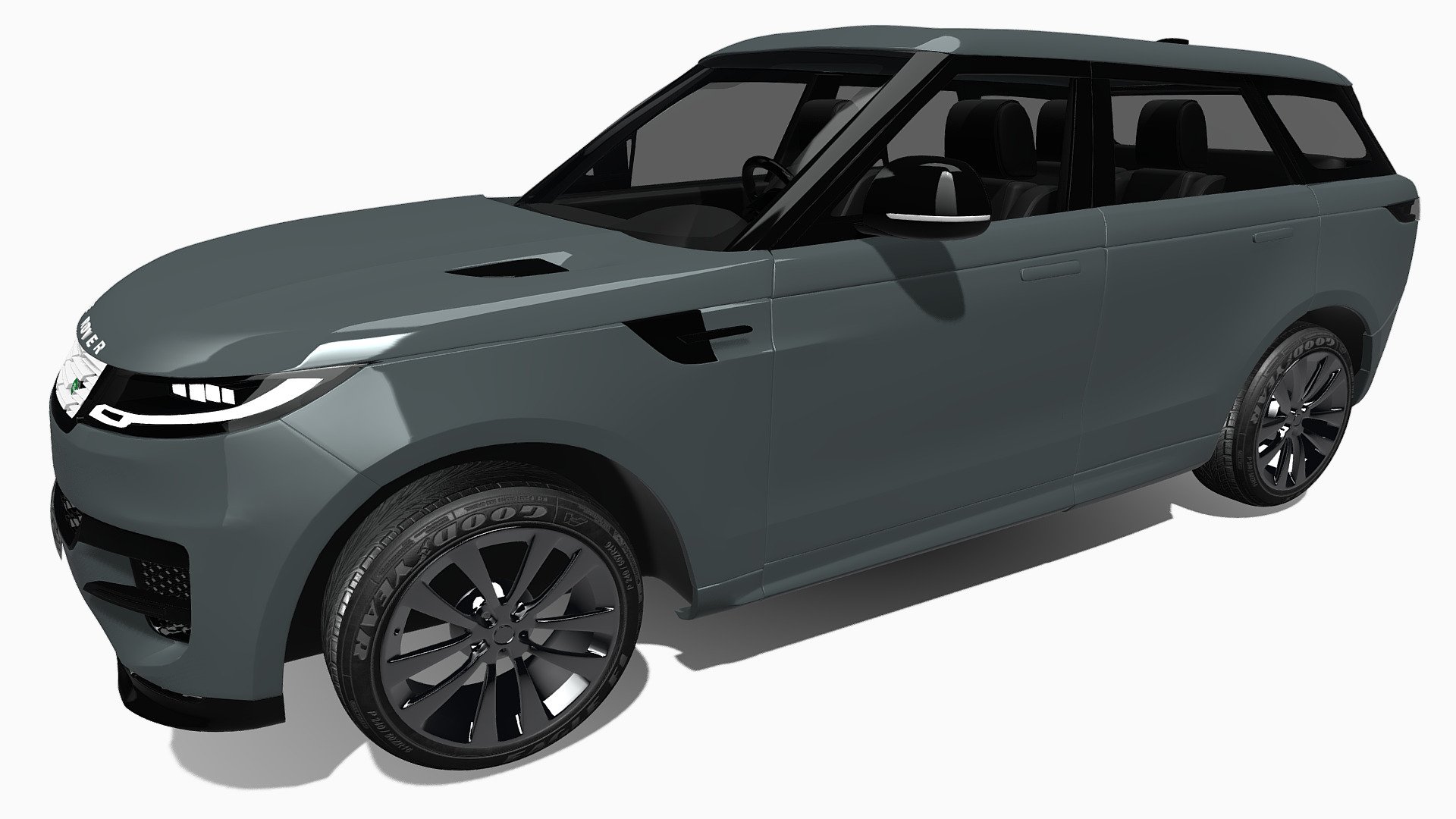 Range Rover Sport (Giola Green) - Buy Royalty Free 3D model by ...