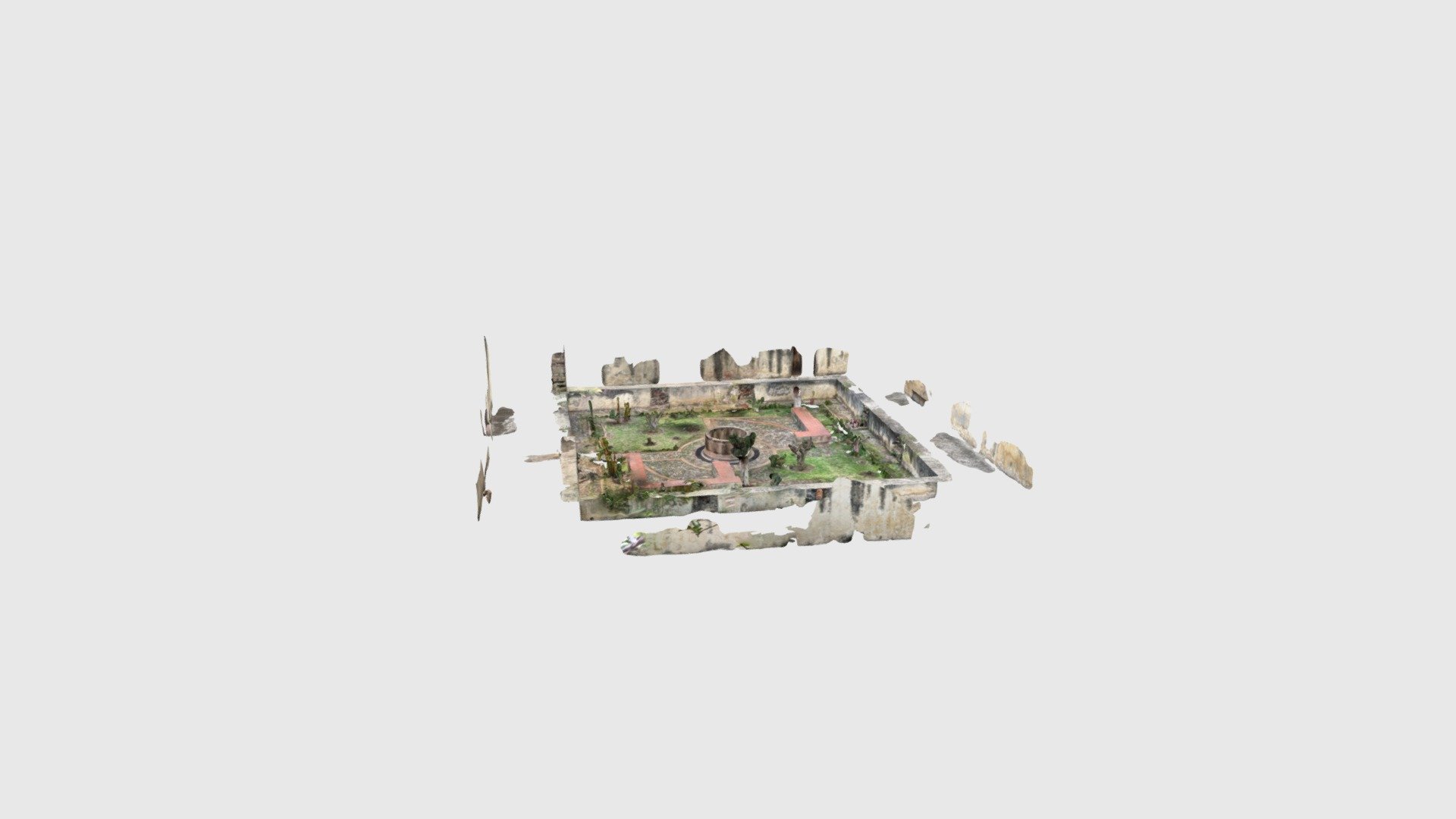 Patio claustro Ocuilan - Download Free 3D model by ...