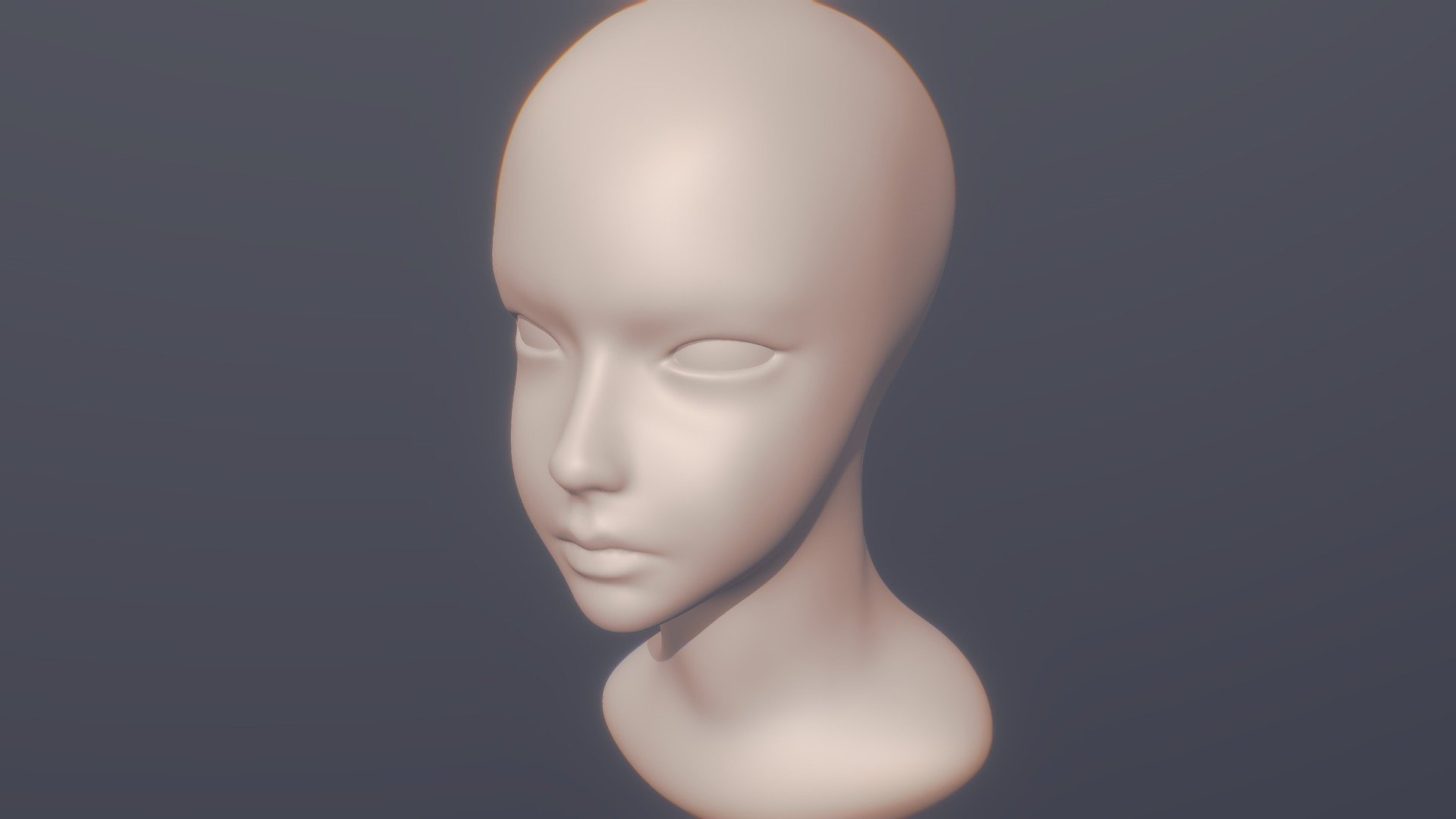 Asian Female Head Sculpt - Download Free 3D model by dantedesu [a7ad2c3 ...