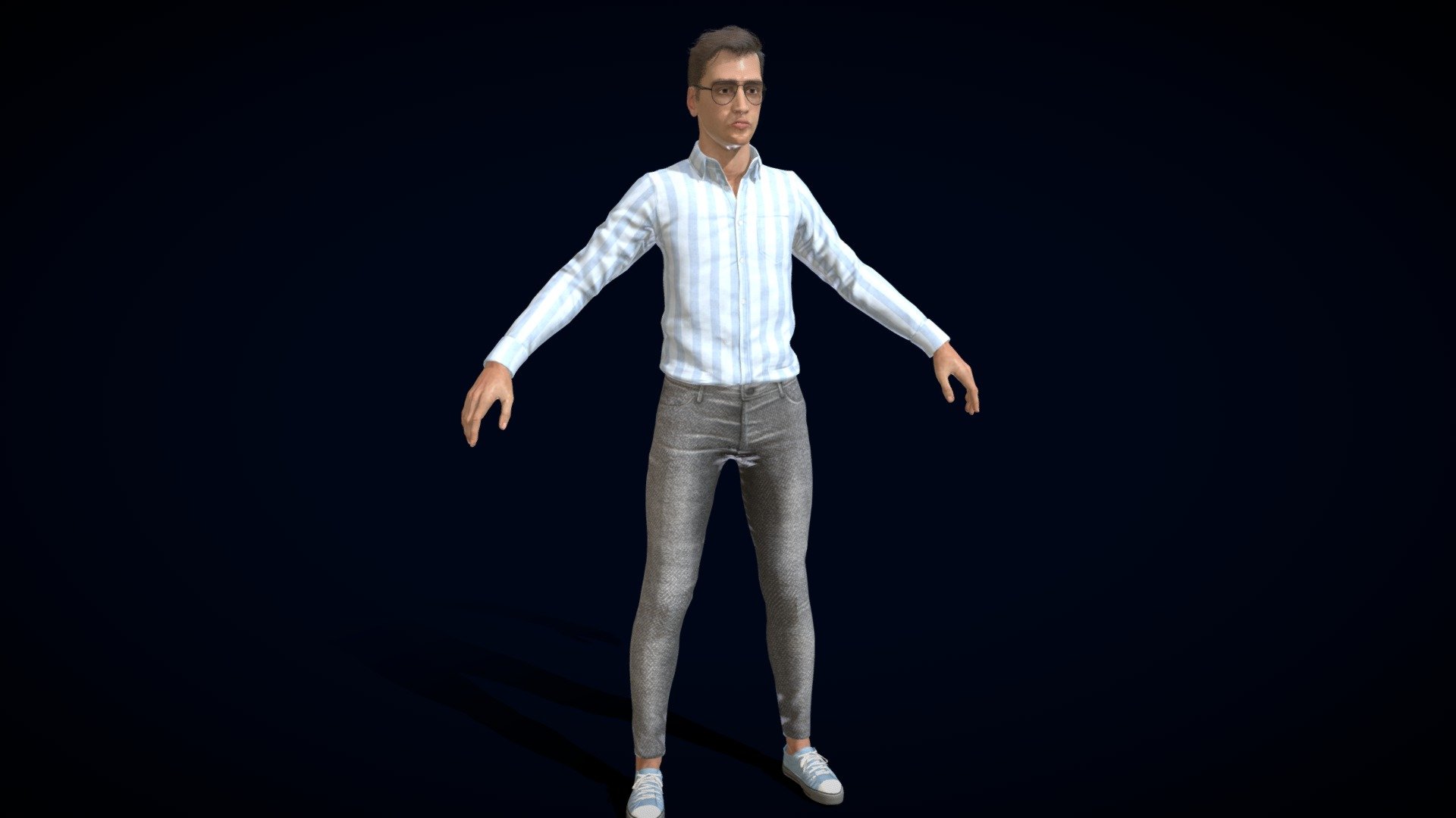 Male Character v2 - Download Free 3D model by hamid.vfx [a7b1d07 ...