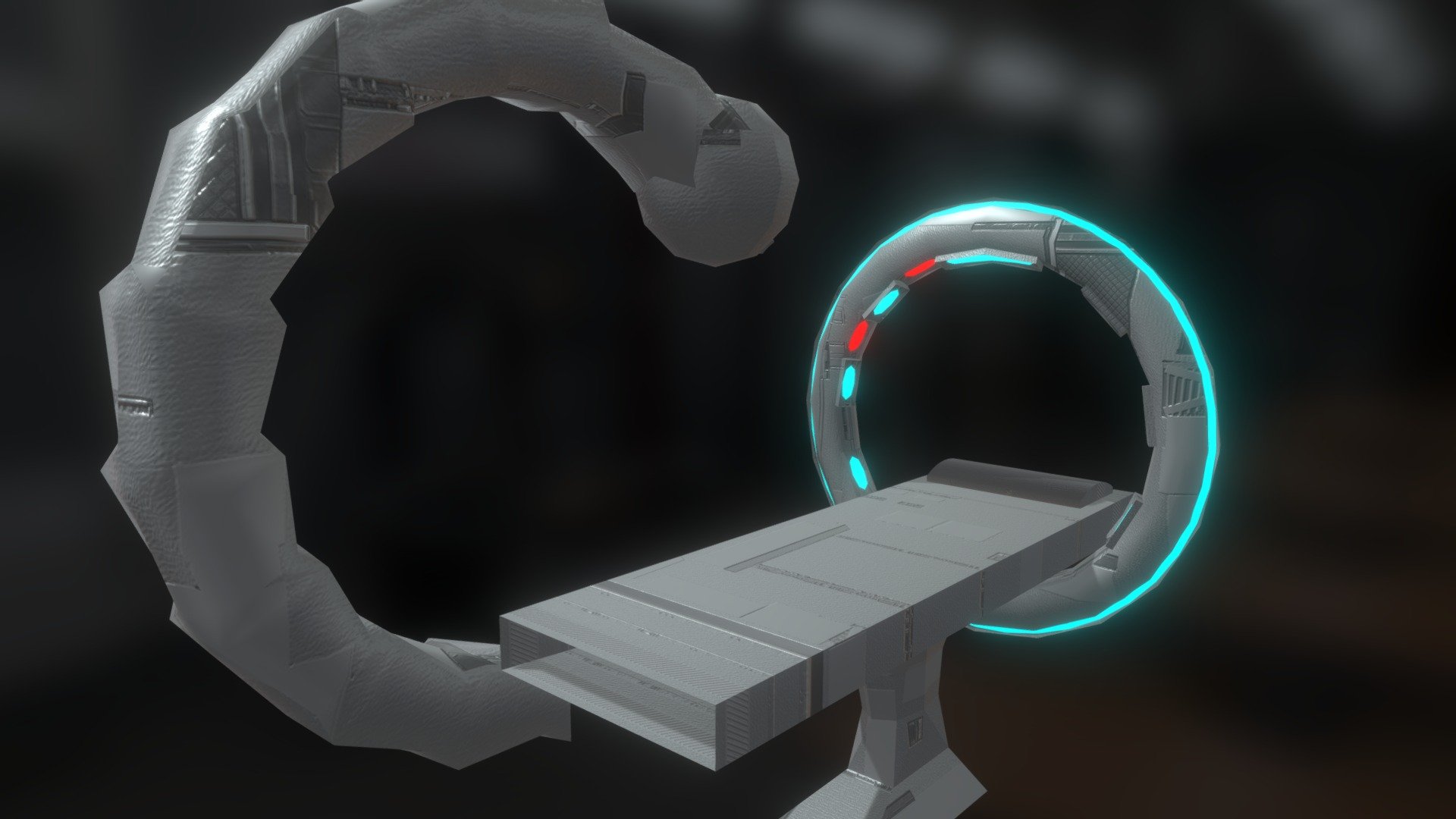 Sci-Fi MedScanner Concept - Download Free 3D model by Inditrion Dradnon ...