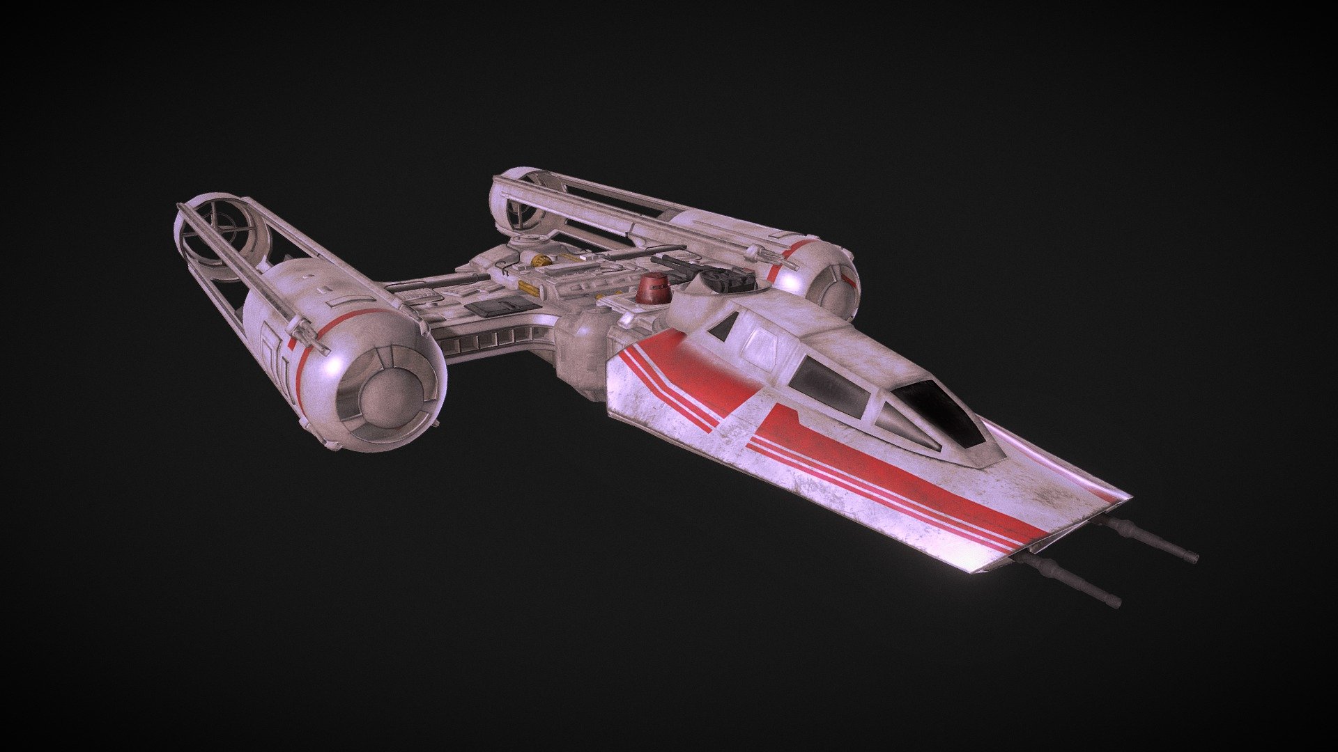 Y-wing BTA-NR2 - 3D model by Eivind Kolbjørnsen (@EiKoool) [a7b21e6 ...