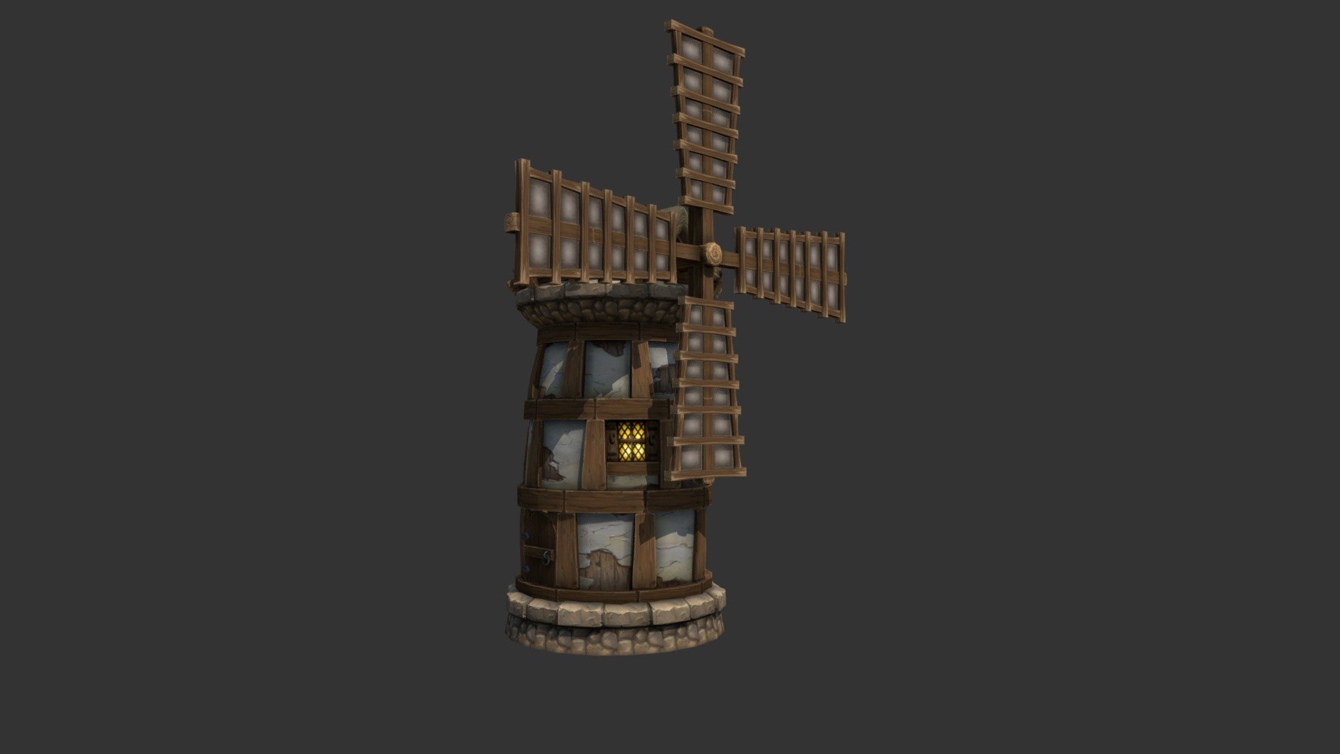 Windmill - 3D model by Longbowman [a7b4fb0] - Sketchfab