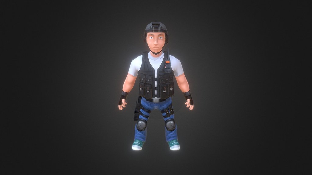 Mini Swat 1 0 - 3D model by disartix01 [a7b652b] - Sketchfab