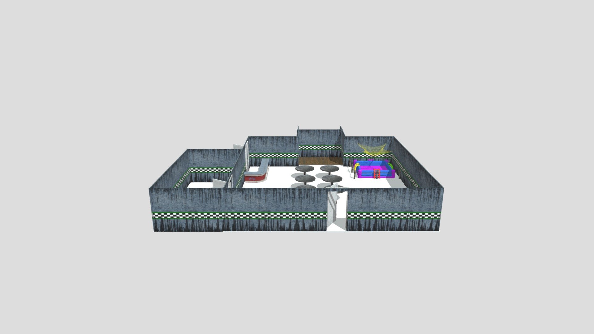 Fazbear-frights-into-the-pit-map - 3D model by doublegold88 [a7b8376 ...
