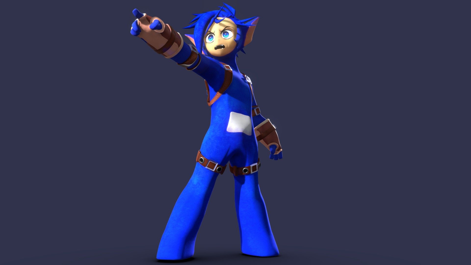 Slendytubbies: Emerge - Akio (Pose2) - 3D model by UniverseXP [a7b949f ...