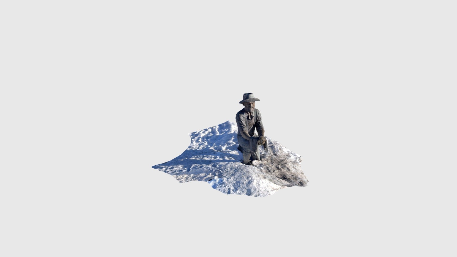 Gold miner statue - Download Free 3D model by jalbertson3d ...
