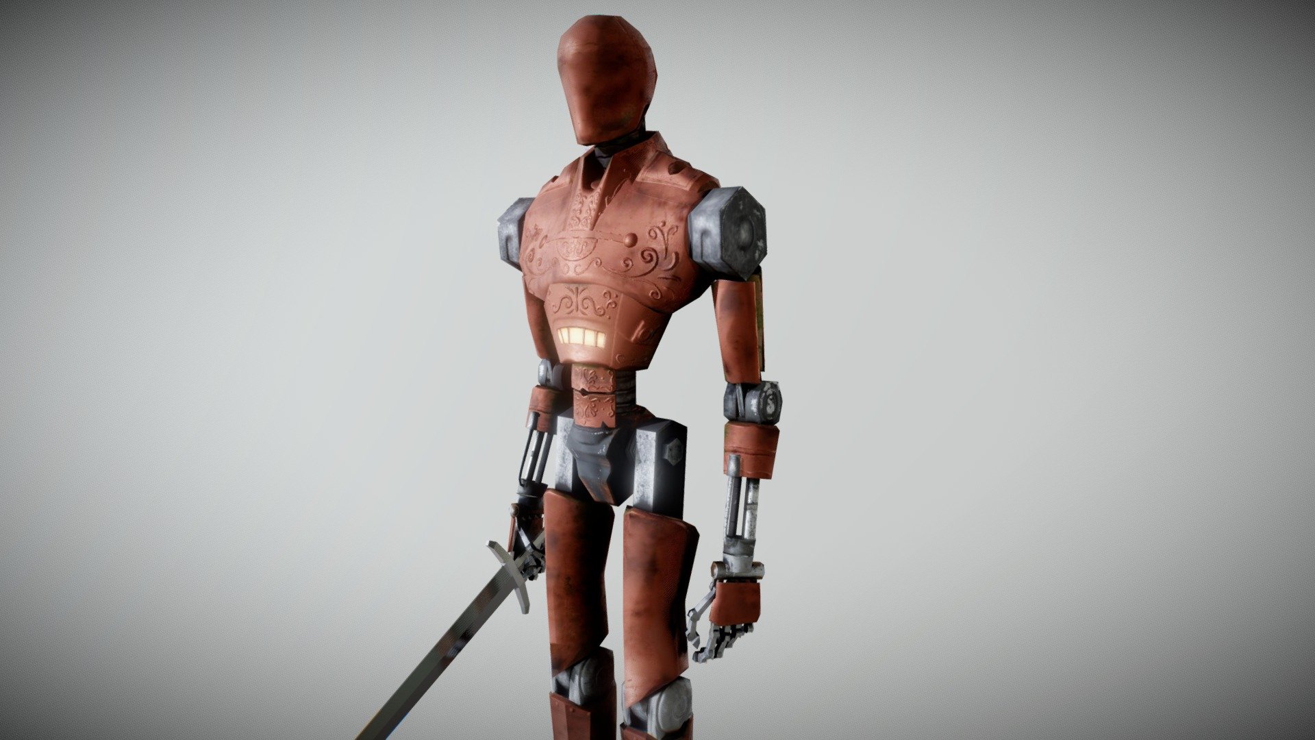 Steam Punk Robot with Animation - 3D model by 3dlancer [a7b9fc4 ...
