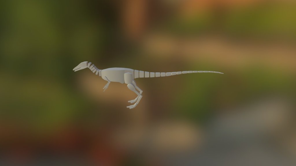 Compsognathus Idle - 3D model by redbeardsart [a7ba719] - Sketchfab
