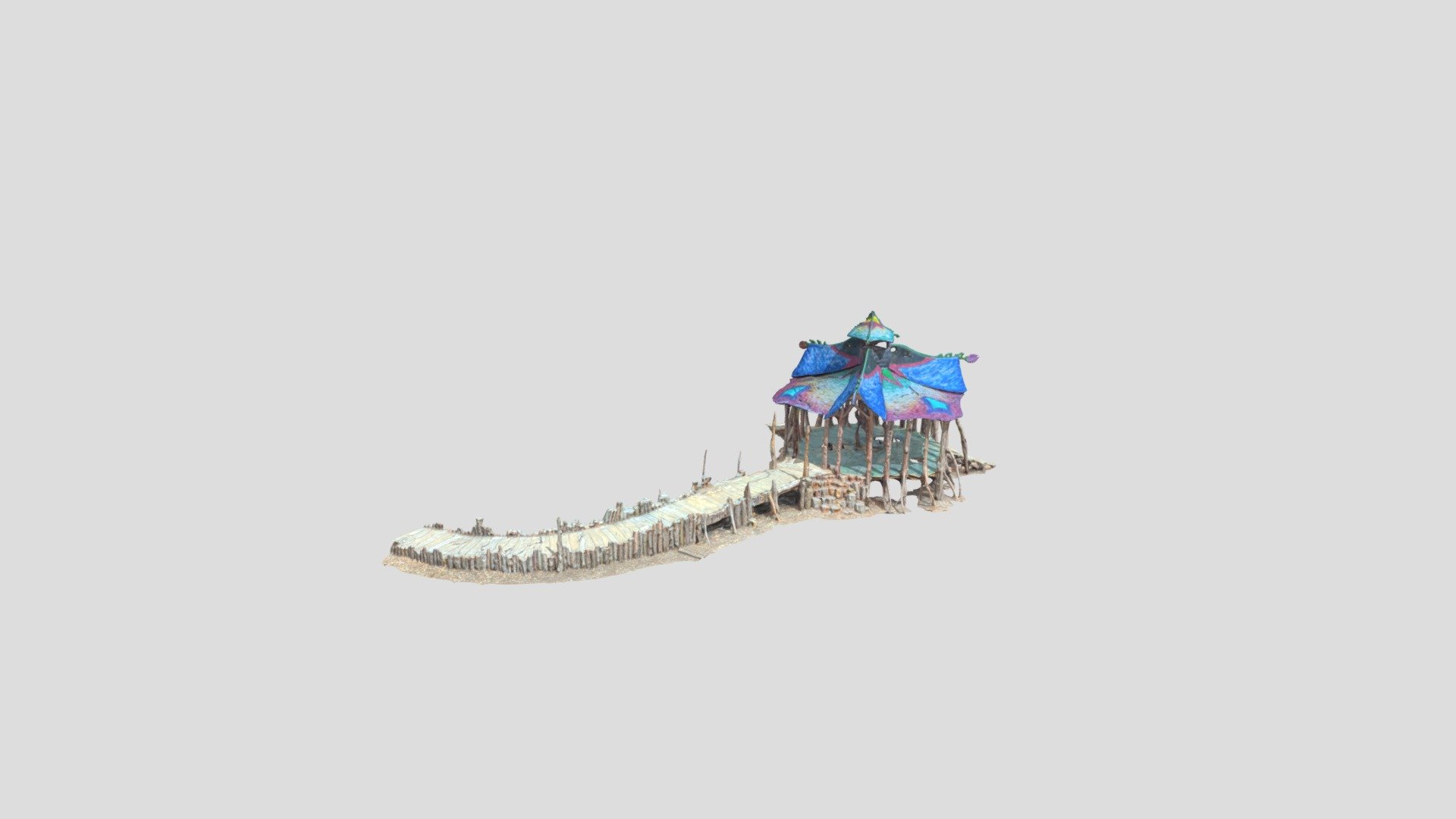 Tree House - 3D model by bhupeshvasistha [a7ba95d] - Sketchfab